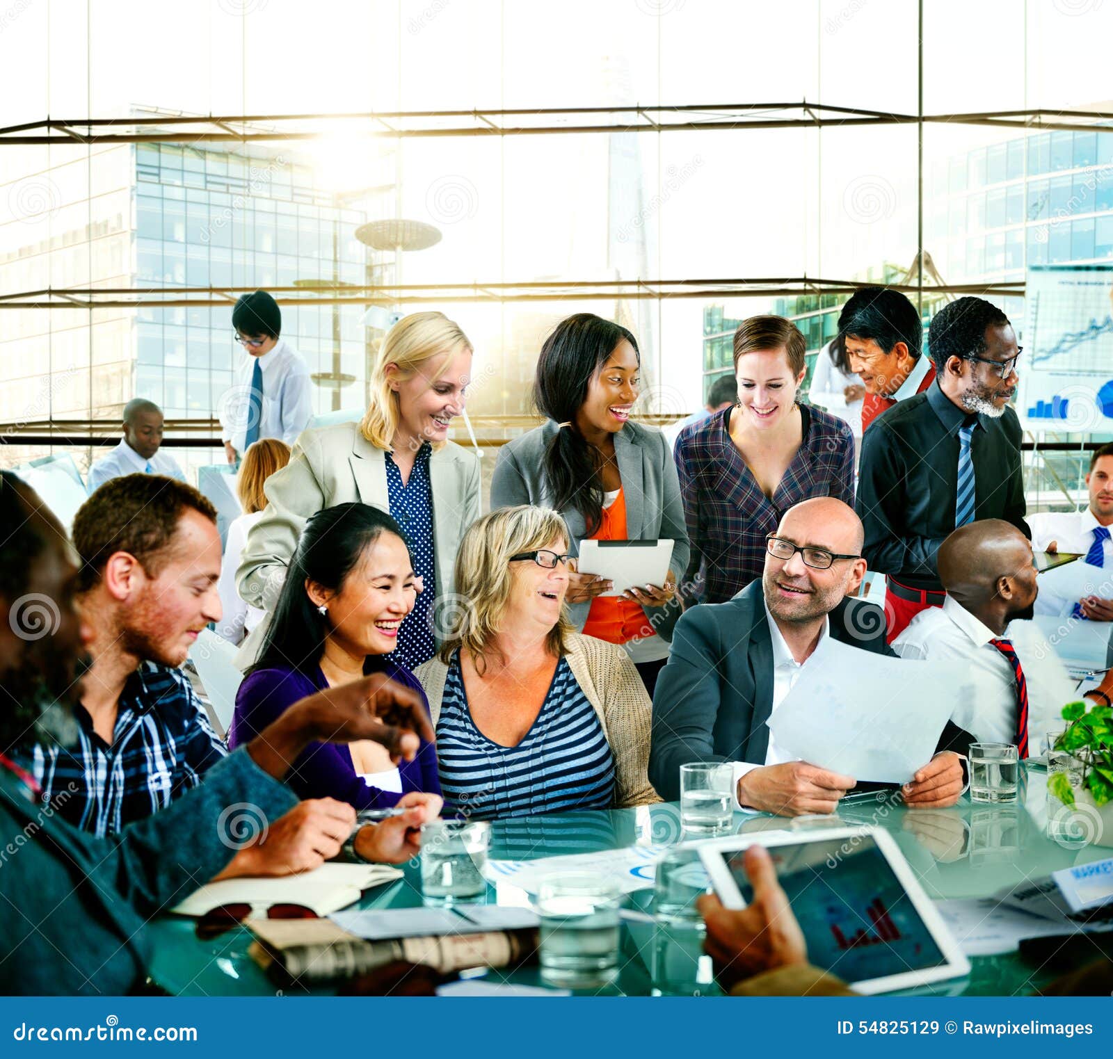 People Global Communication Office Discussion Conversation Concept ...