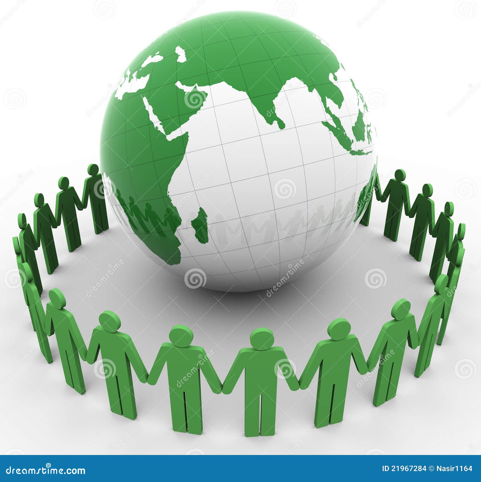 People and globe stock illustration. Illustration of family - 21967284
