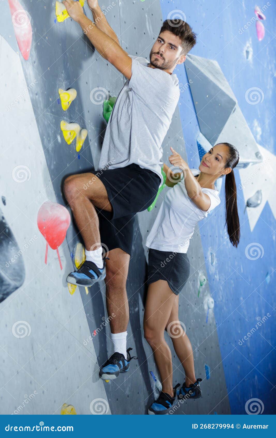 People going up wall stock photo. Image of high, rear - 268279994