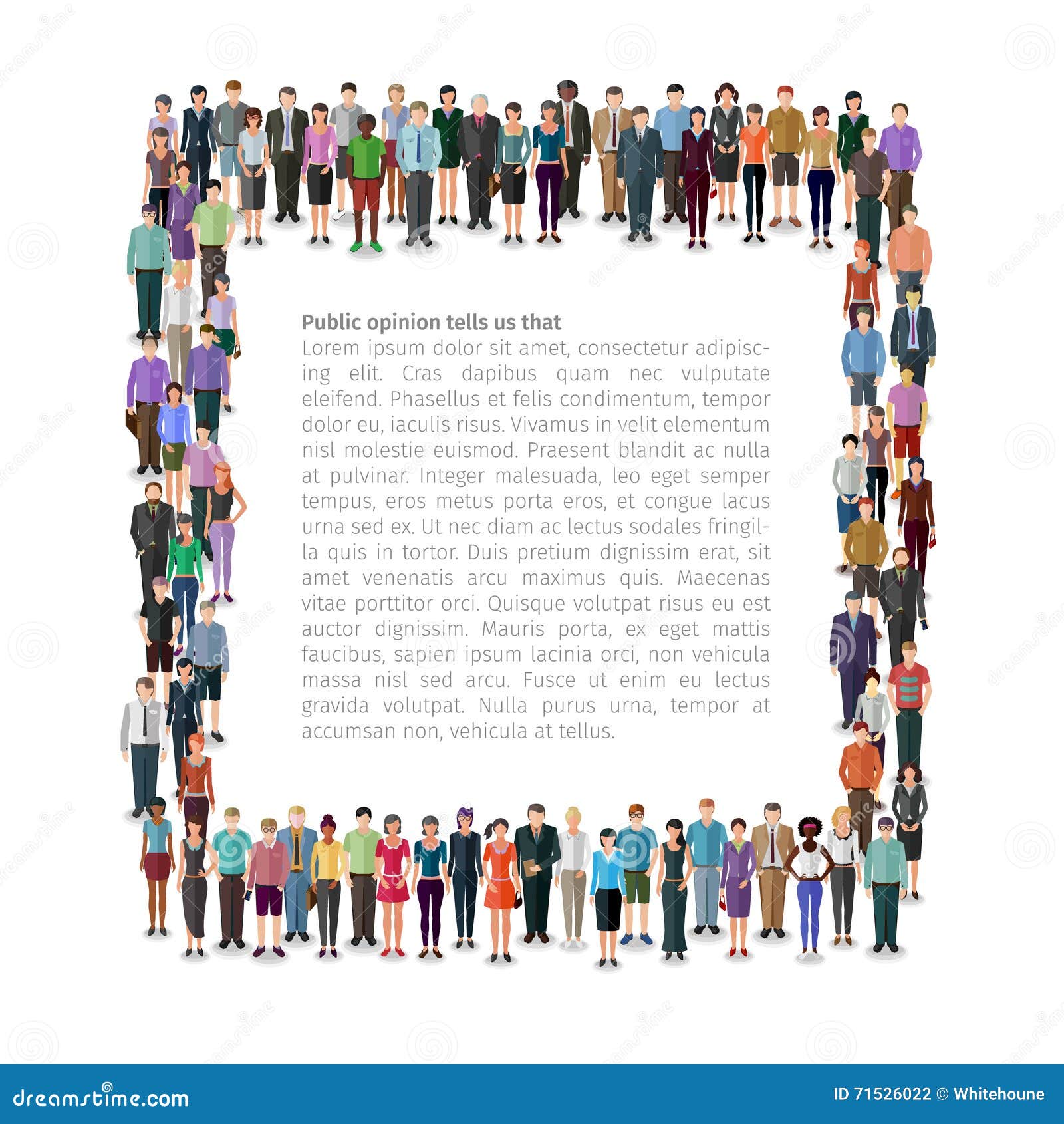 People got information stock vector. Illustration of attention - 71526022