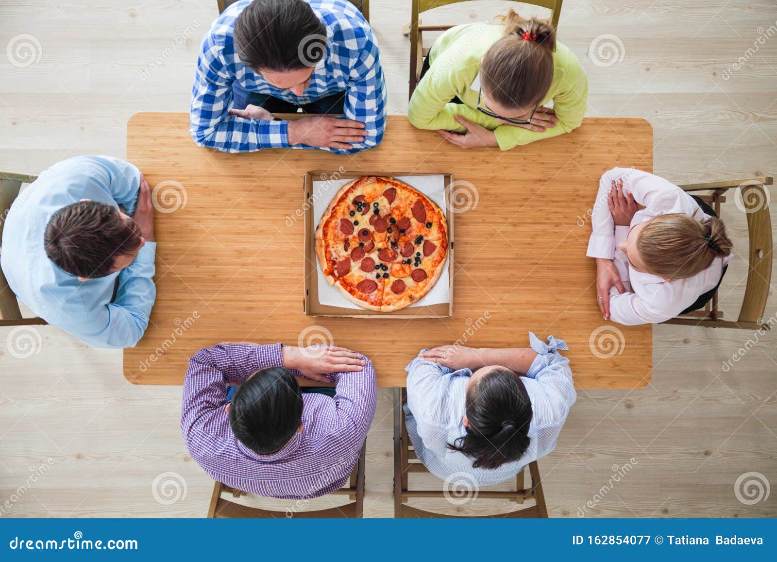 People grabbing pizza stock image. Image of open, male - 162854077