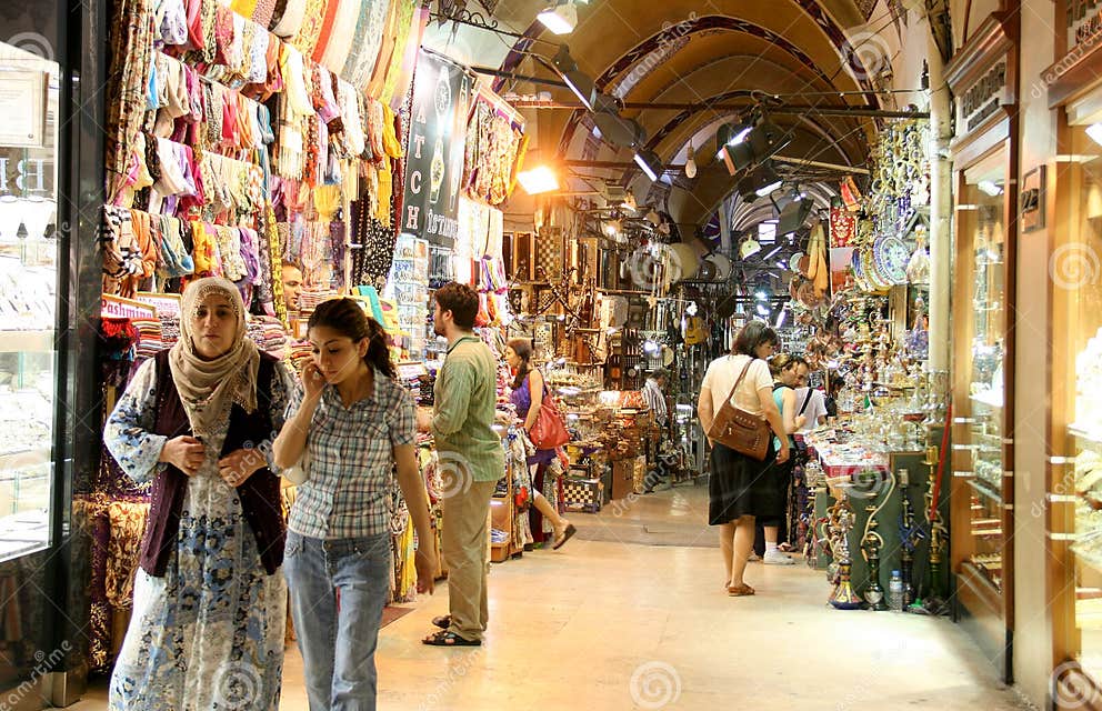 People in Grand Bazaar editorial photo. Image of ornamental - 21895891