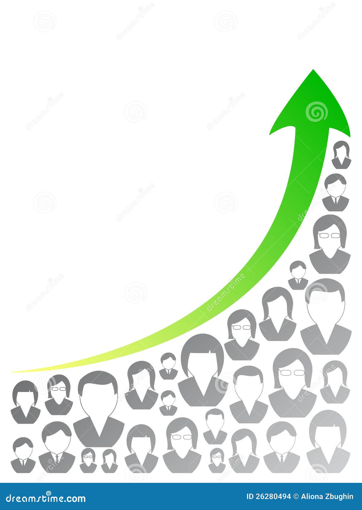 People graph stock vector. Illustration of forward, adult - 26280494