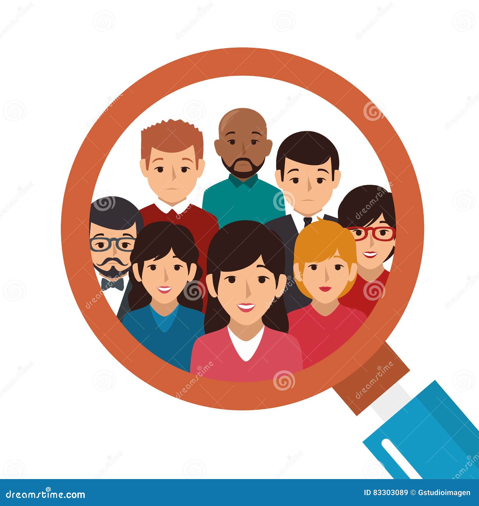 Group Avatar Vector Icon In 6 Different Modern Styles. Black, Two ...