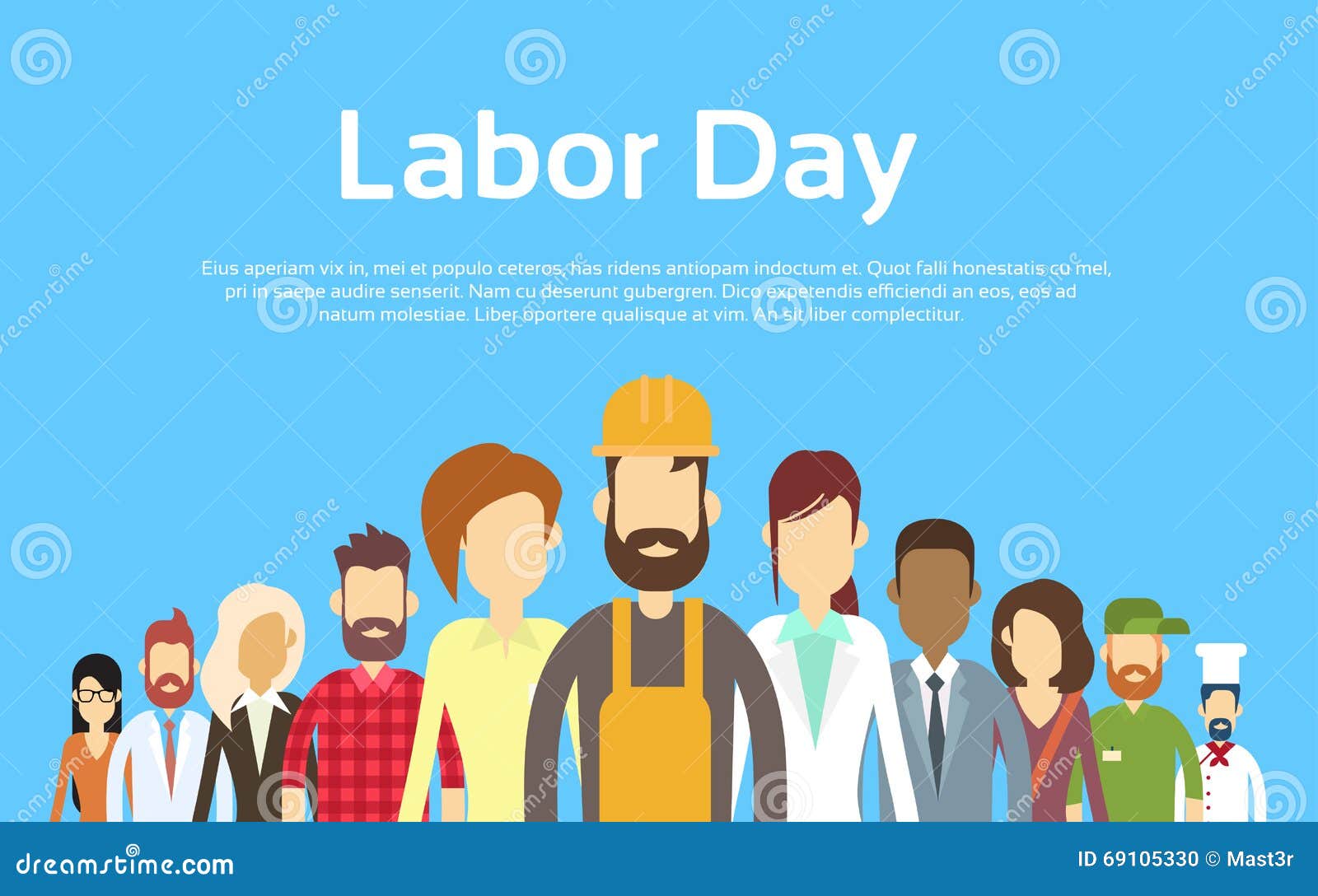 People Group Different Occupation Set, International Labor Day Stock ...