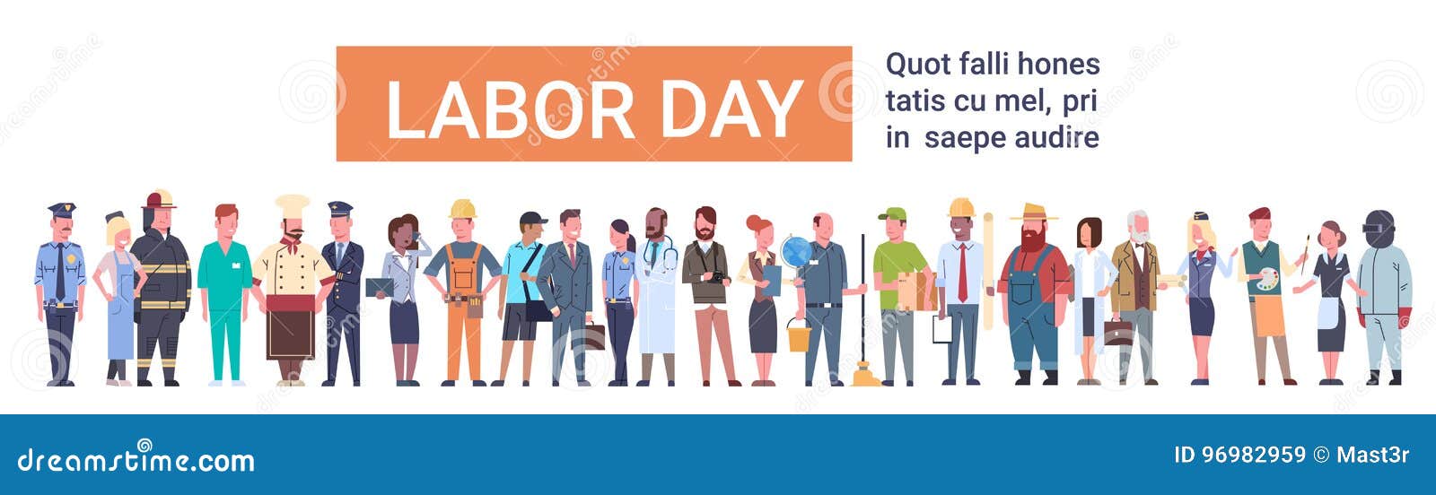 People Group Different Occupation Set, International Labor Day Stock ...