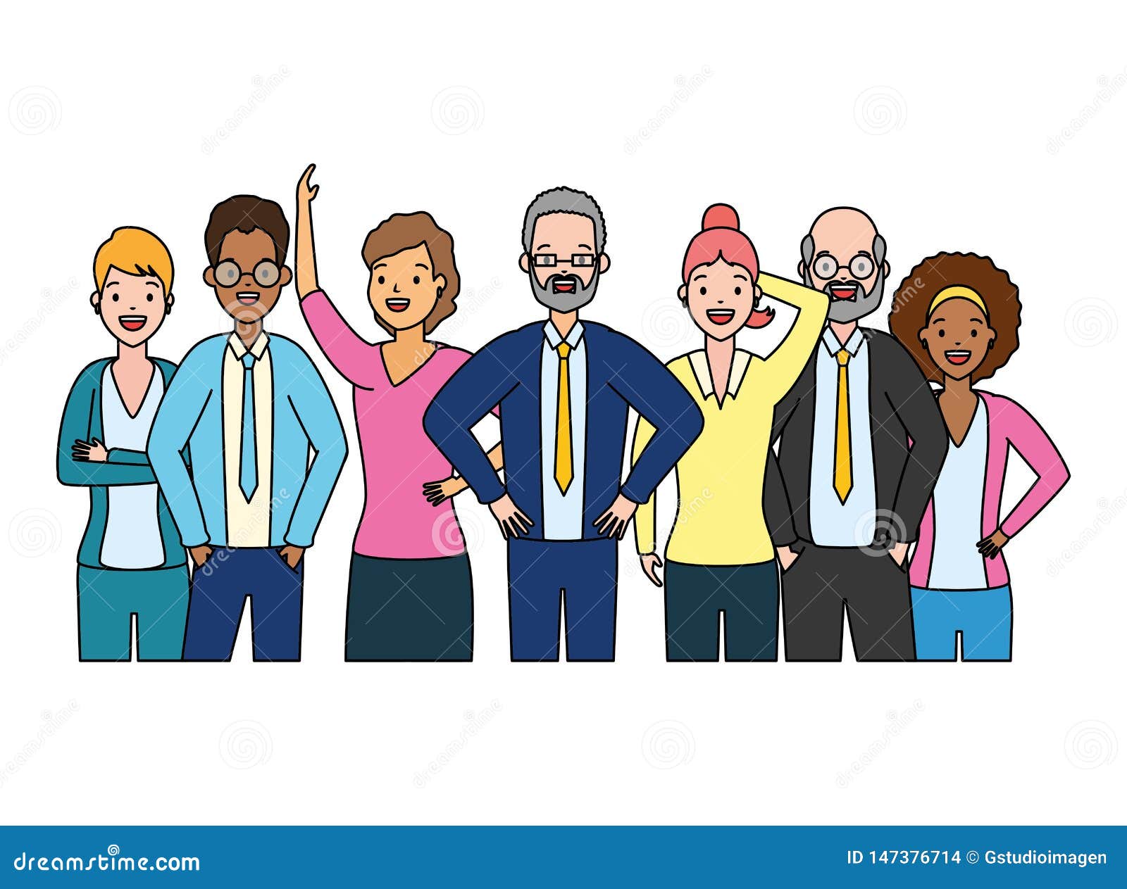 People group diversity stock illustration. Illustration of women ...