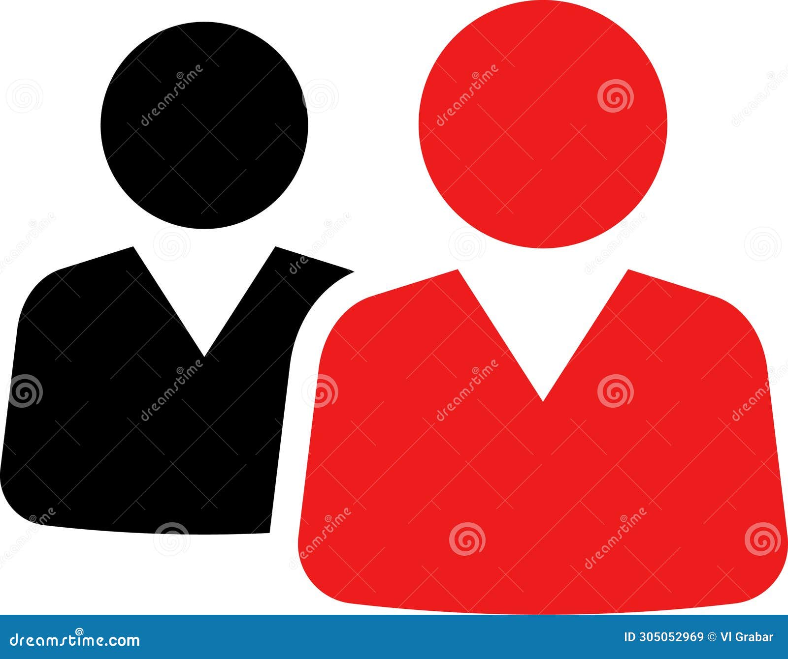 People Group Icon Set Team Worker User. Employee People Group Icon Team ...