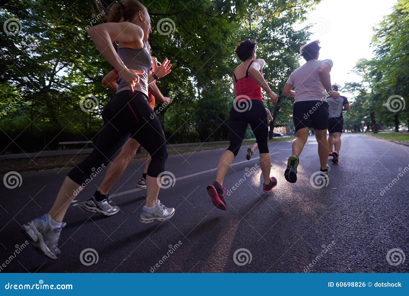 People group jogging stock photo. Image of outdoor, flare - 60698826