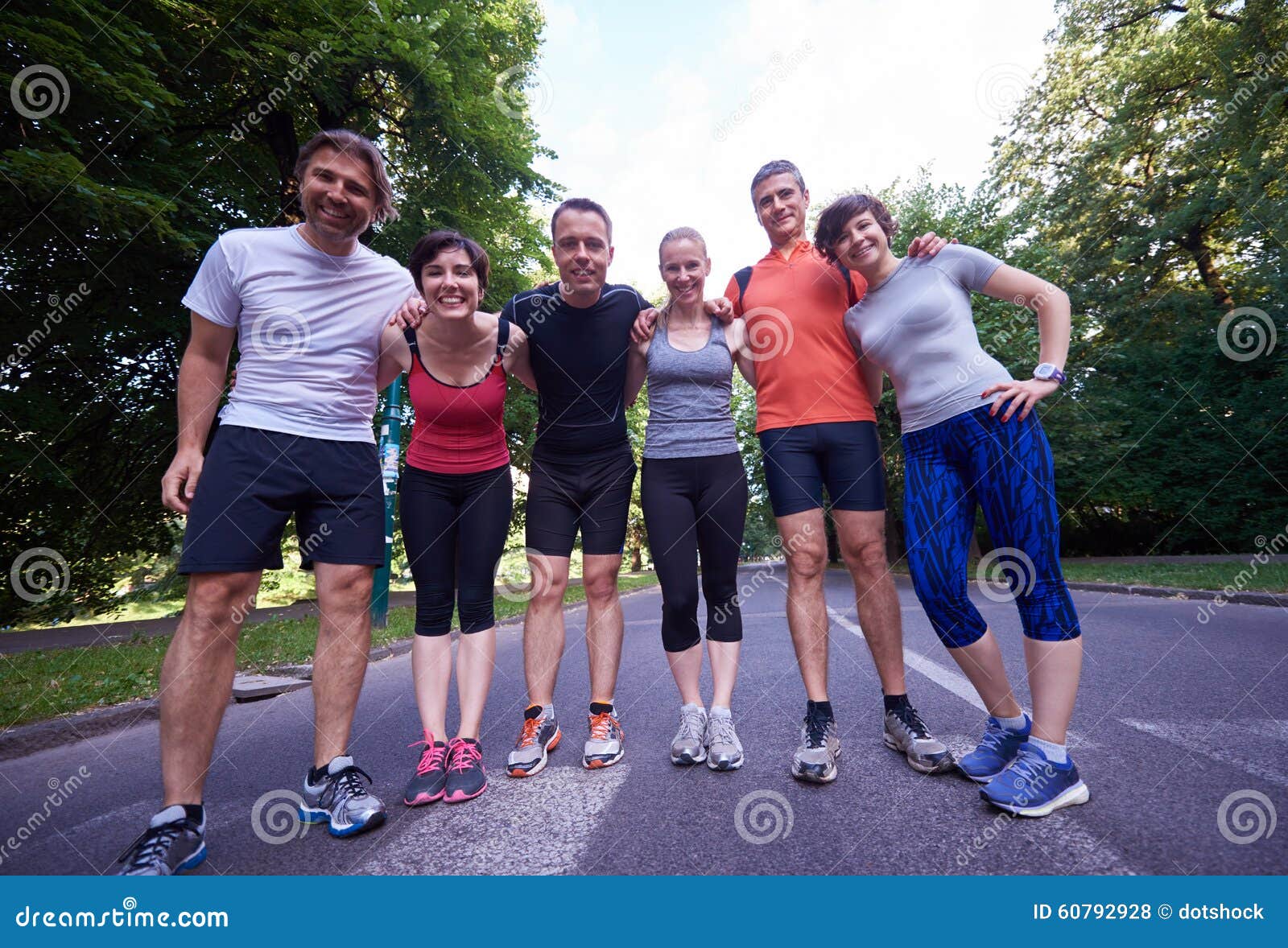 People group jogging stock photo. Image of friends, runner - 60792928
