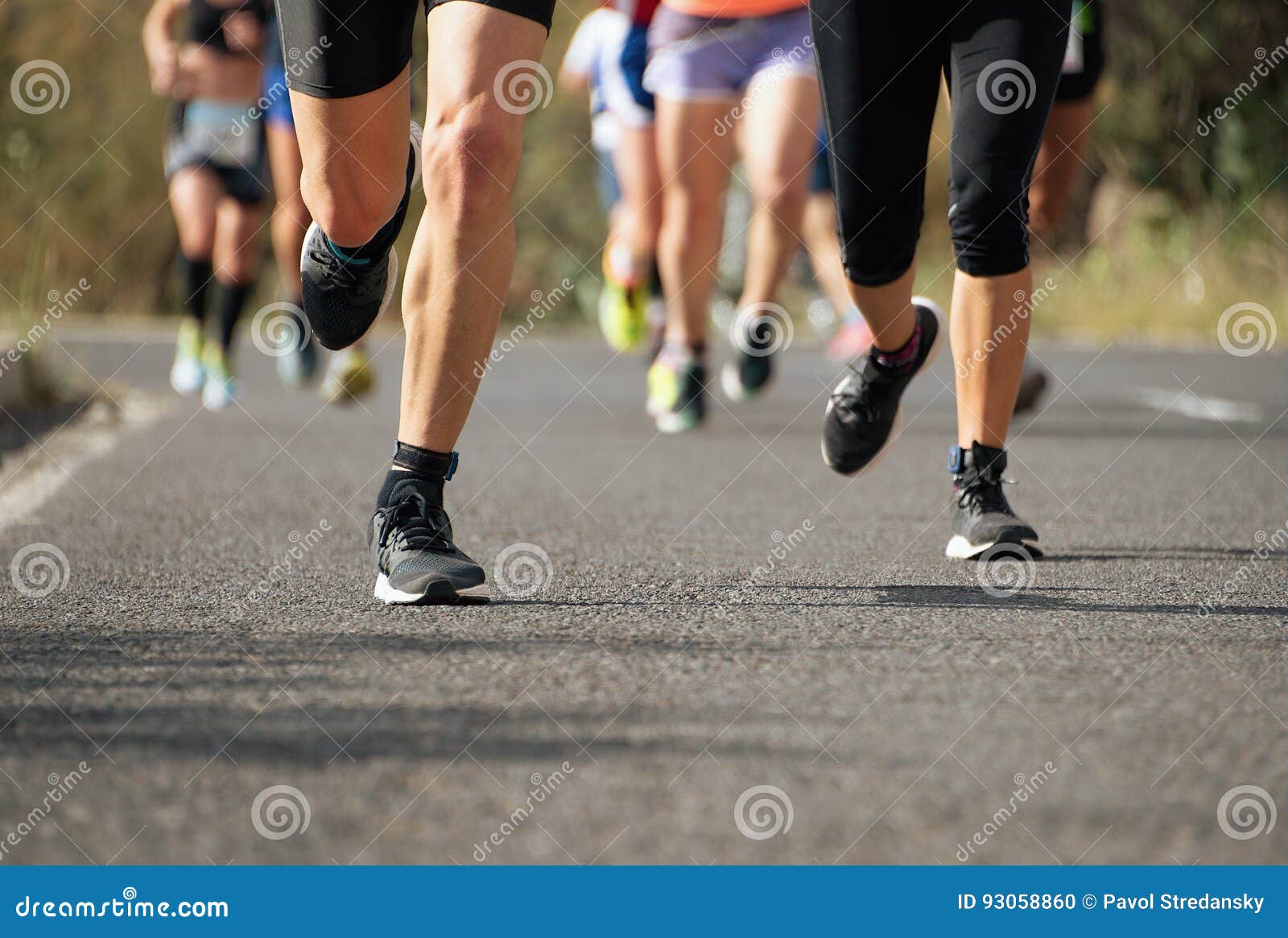 People Group Jogging, Runners Team Stock Photo - Image of jogger, girl ...