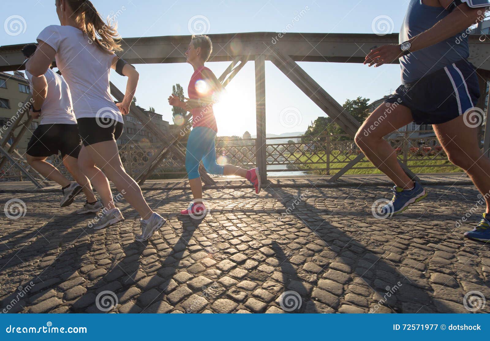 People group jogging stock image. Image of healthy, nature - 72571977