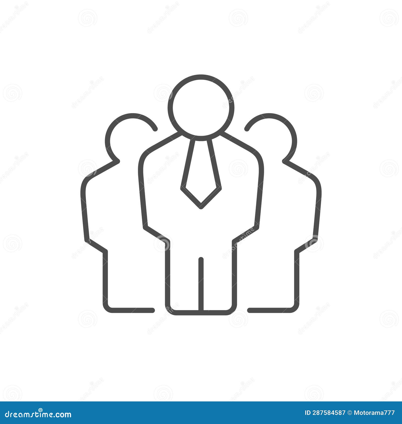 People Group Line Outline Icon Stock Vector - Illustration of icon ...