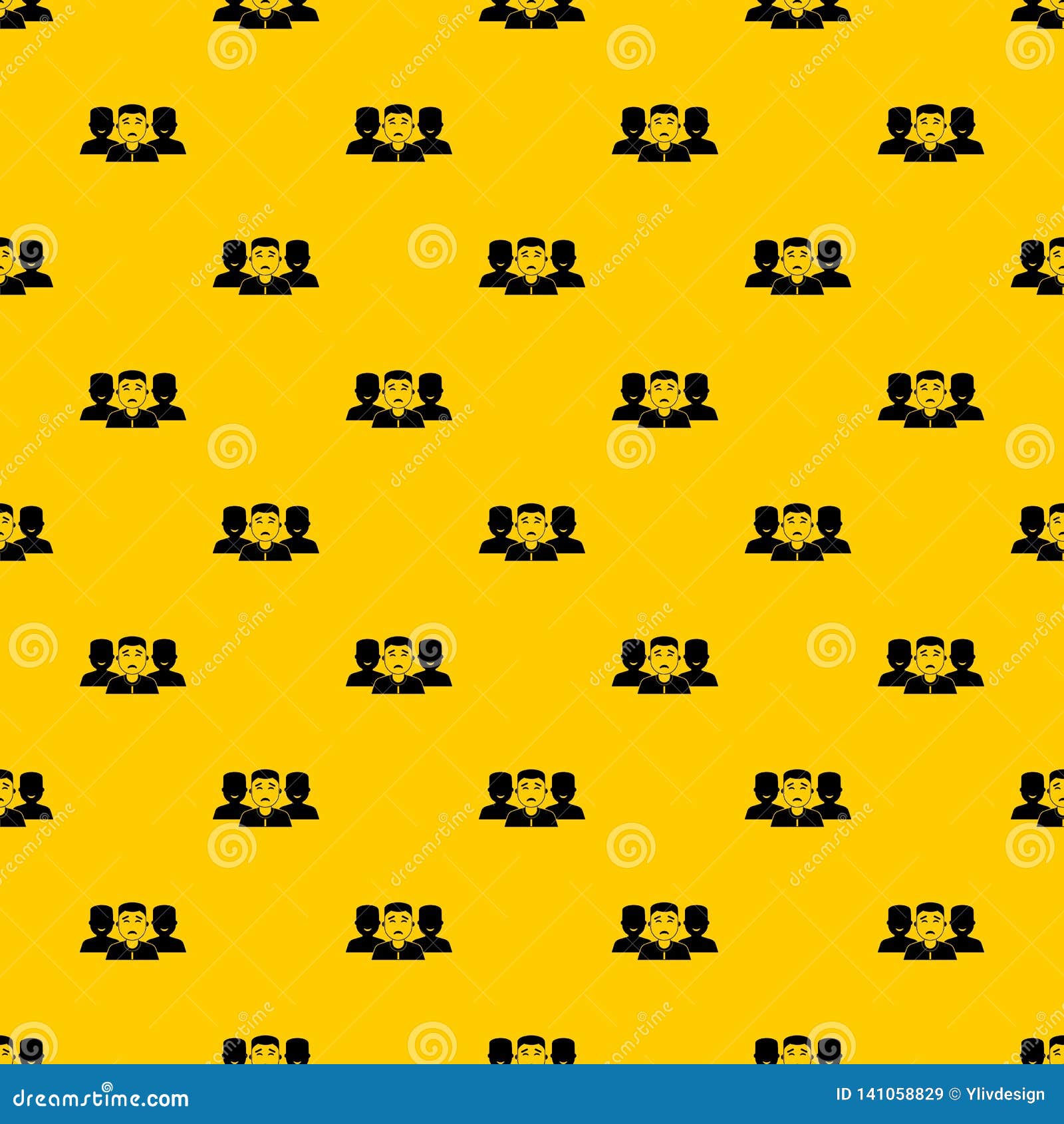 People Group Pattern Vector Stock Vector - Illustration of company ...