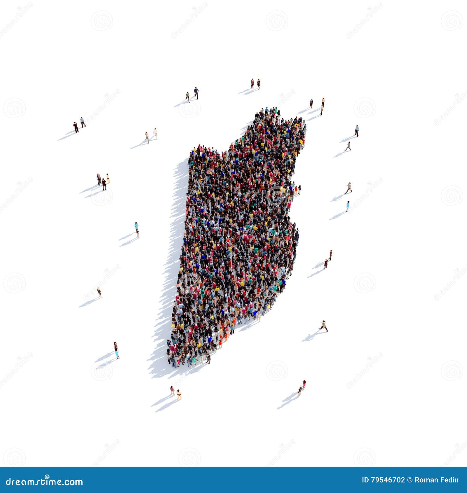 Belize People Icon Map. Stylized Vector Silhouette Of Belize ...