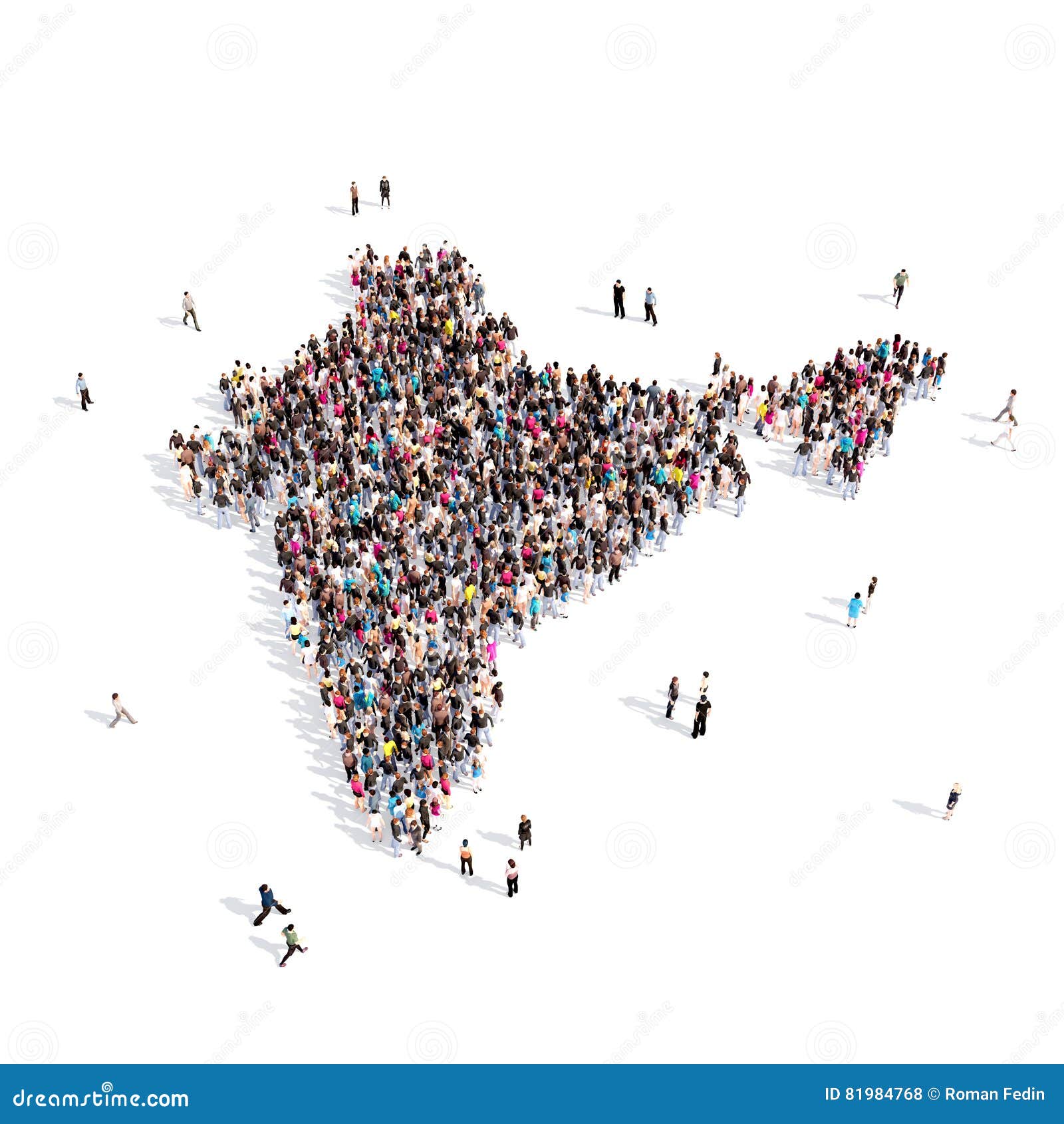 People Group Shape Map India Stock Illustration - Illustration of ...
