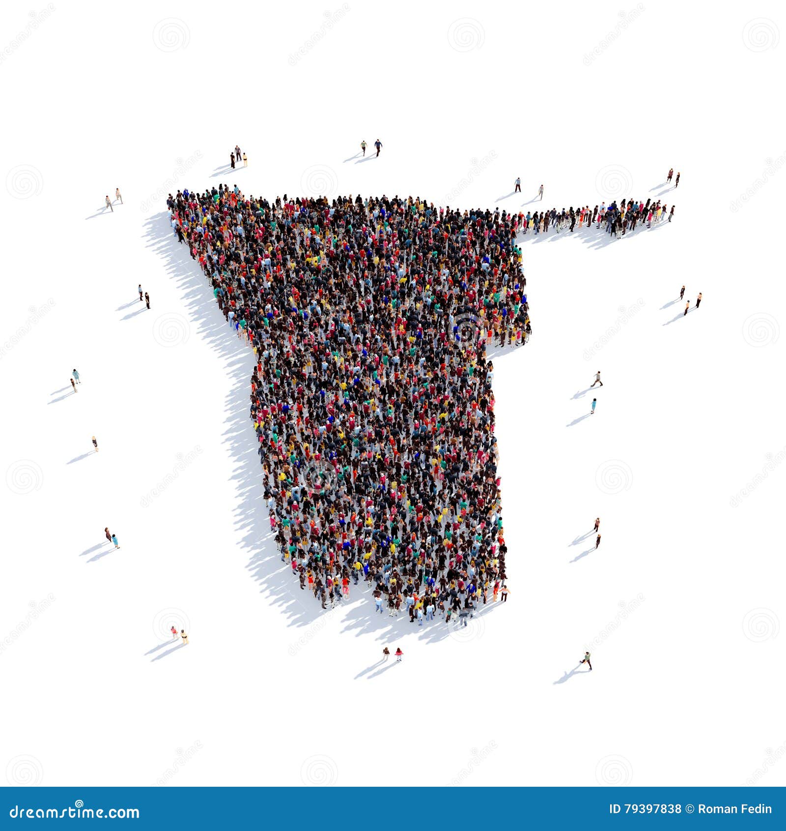 Namibia People Icon Map. Stylized Vector Silhouette Of Namibia ...