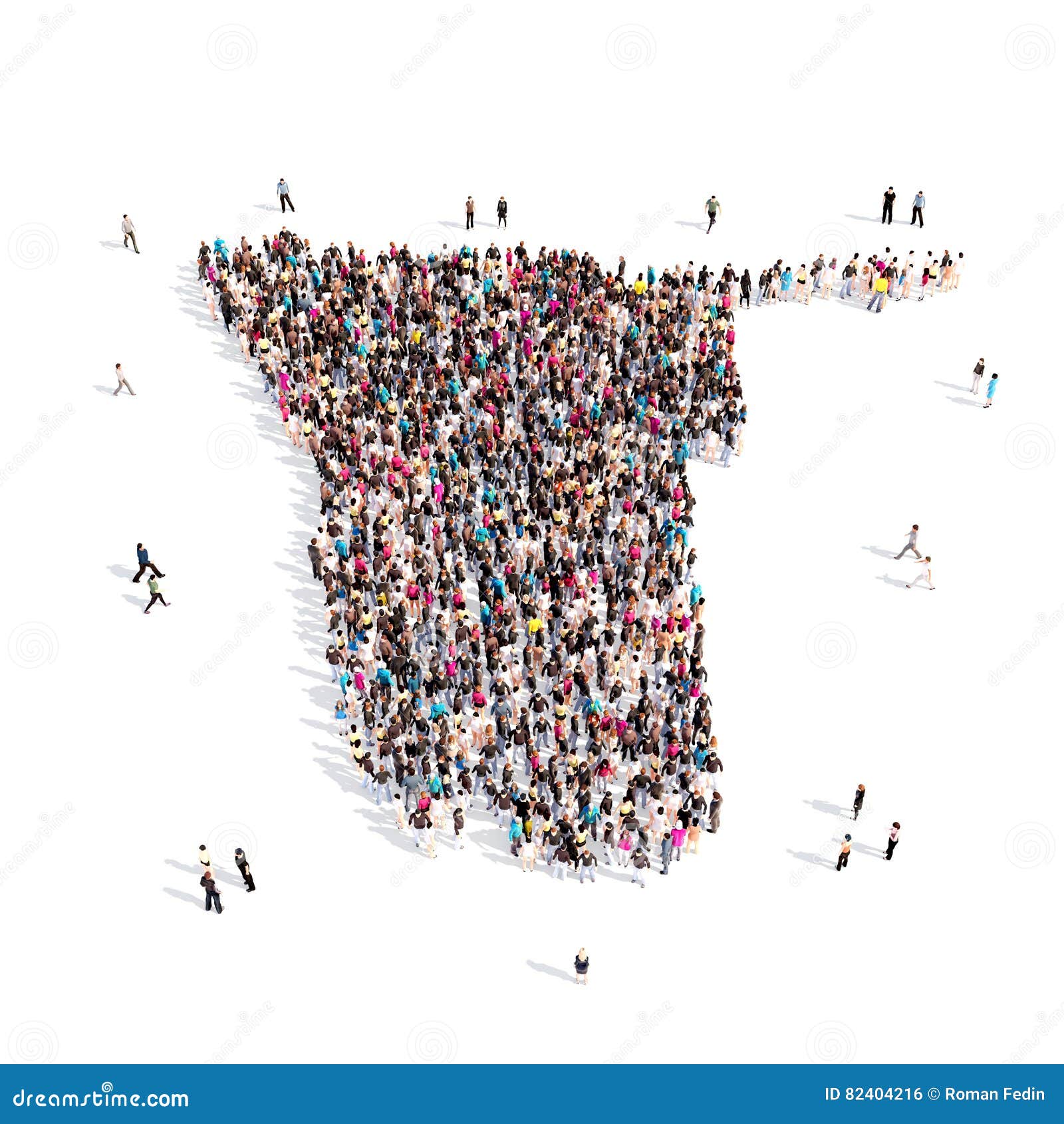 Namibia People Icon Map. Stylized Vector Silhouette Of Namibia ...