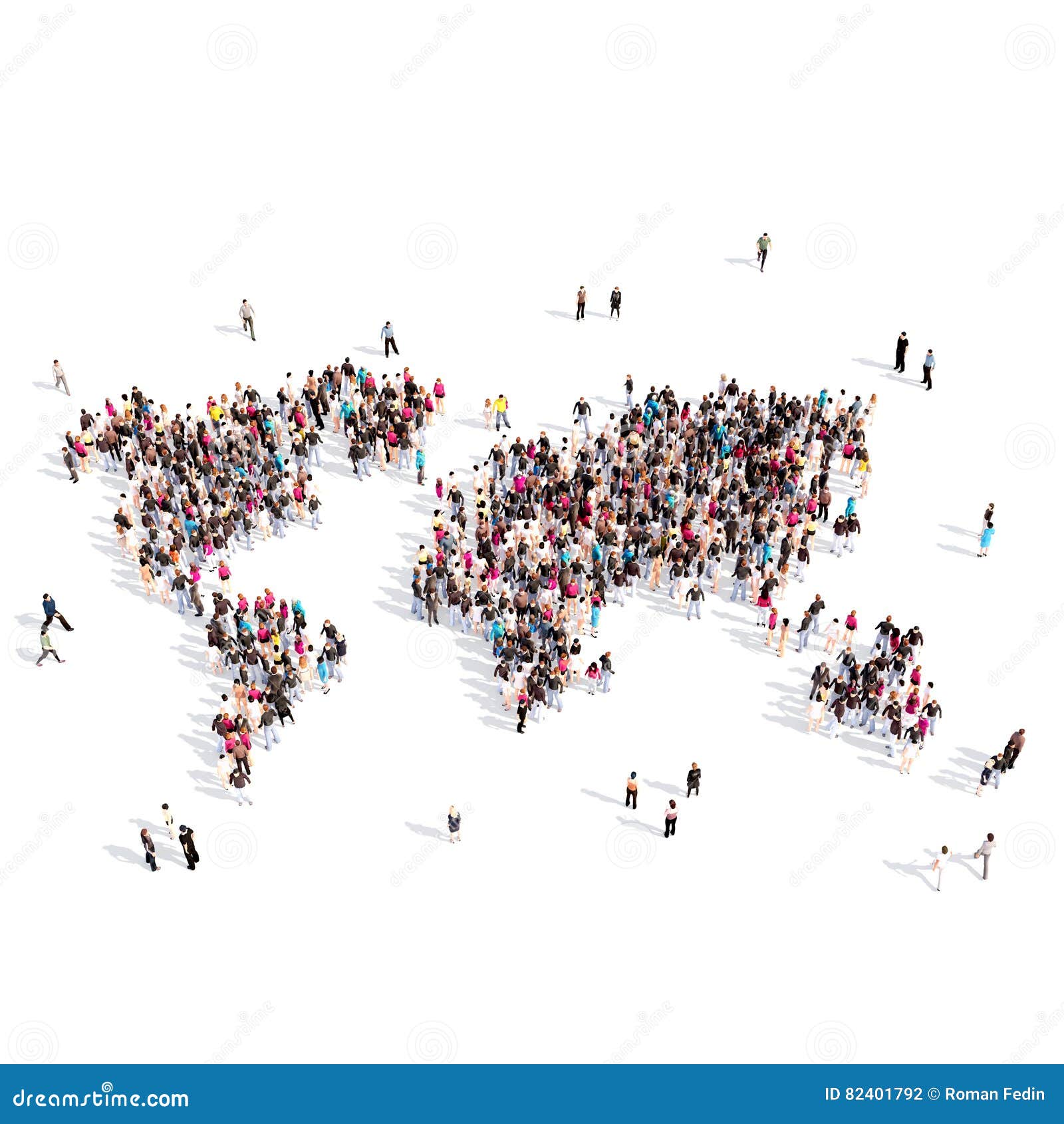 People Group Shape Map World Stock Photo - Image of blog, connection ...