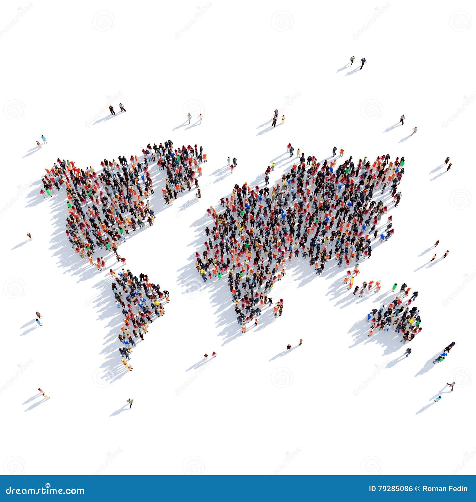 People Group Shape Map World Stock Photo - Image of diagram, business ...