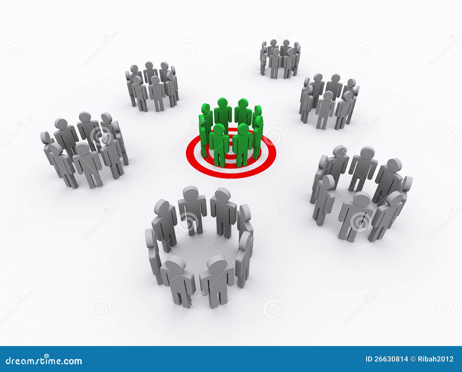 People group target stock illustration. Illustration of competition ...