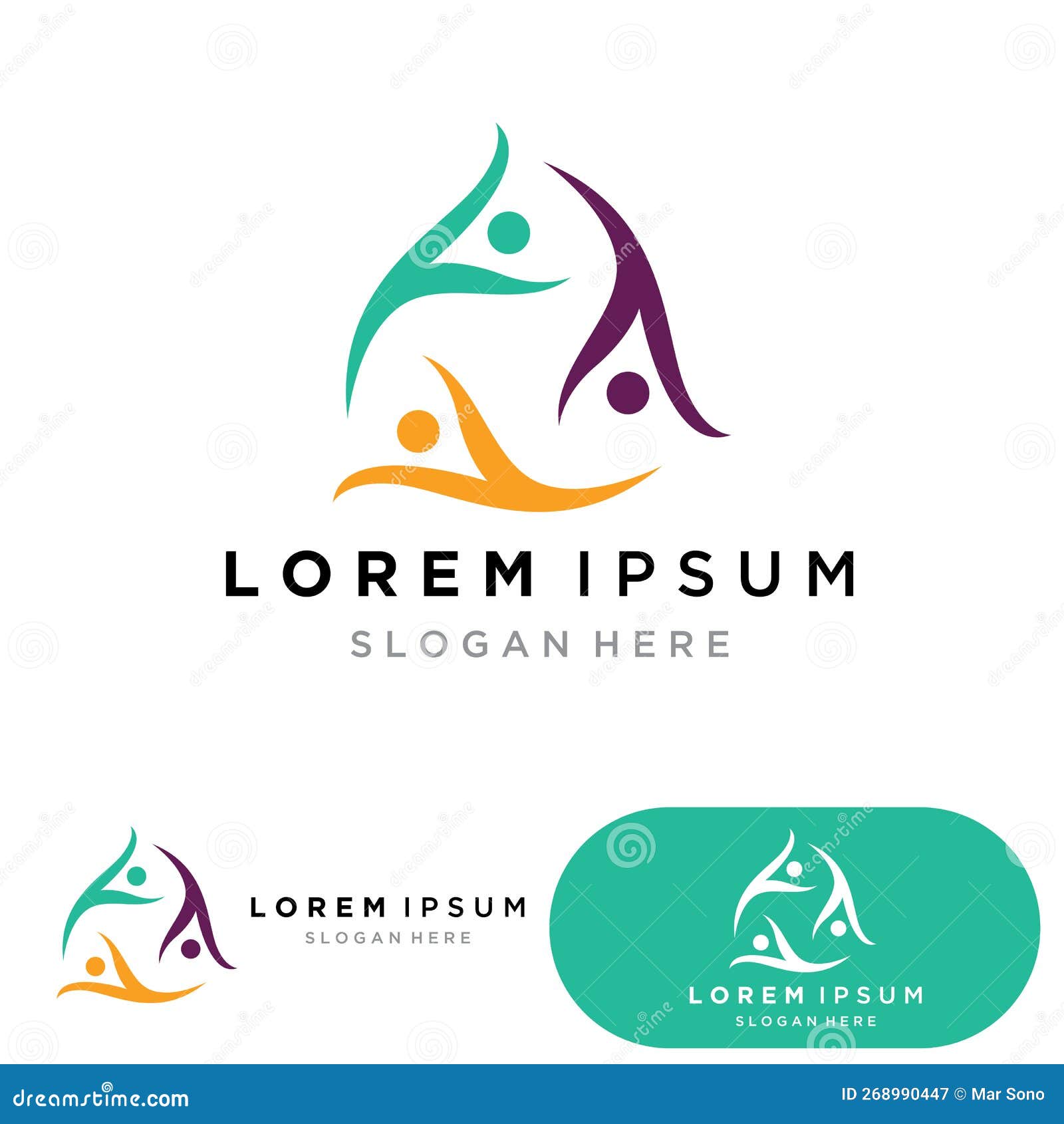 People Group ,team Friends Logo Vector Stock Vector - Illustration of ...