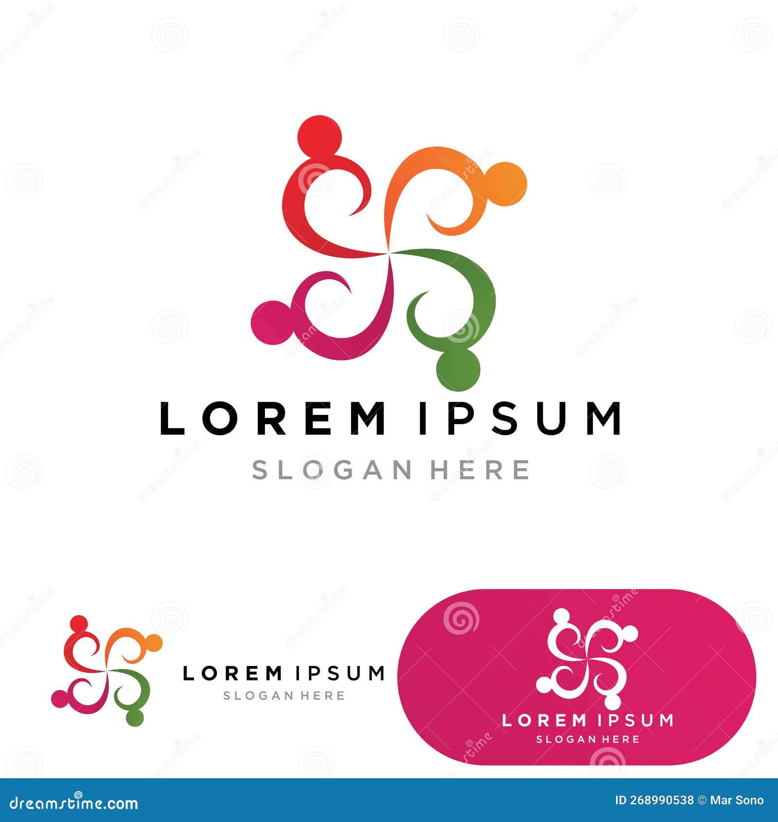 People Group ,team Friends Logo Vector Stock Vector - Illustration of ...