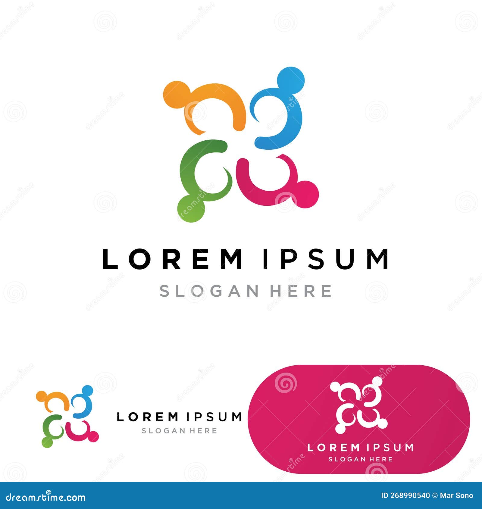 People Group ,team Friends Logo Vector Stock Vector - Illustration of ...