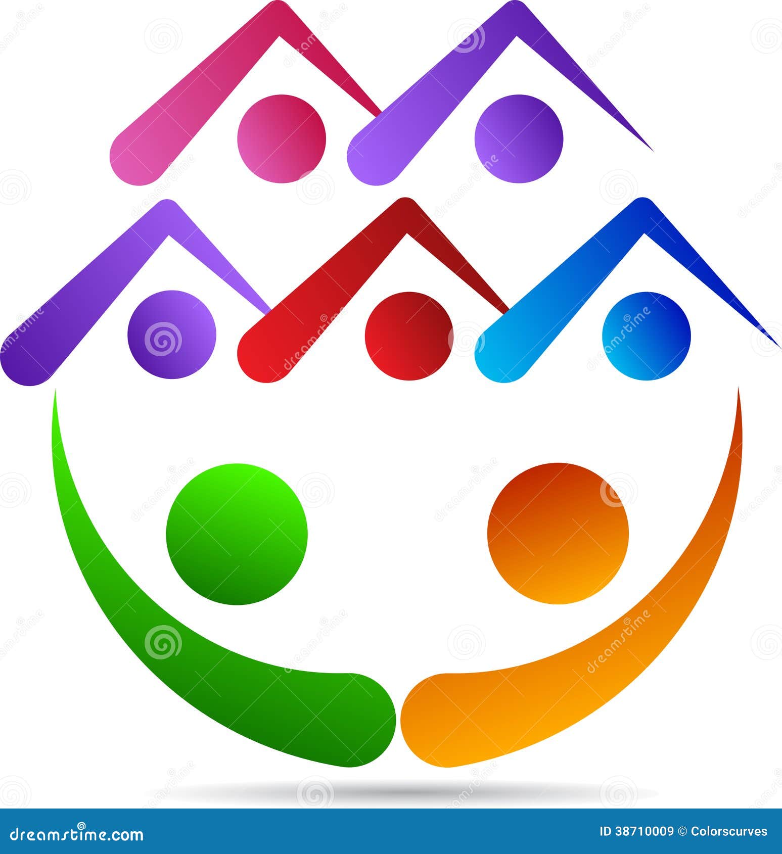 People group stock vector. Illustration of connecting - 38710009