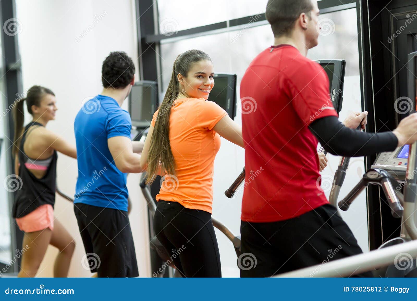 People in the gym stock photo. Image of health, fitness - 78025812
