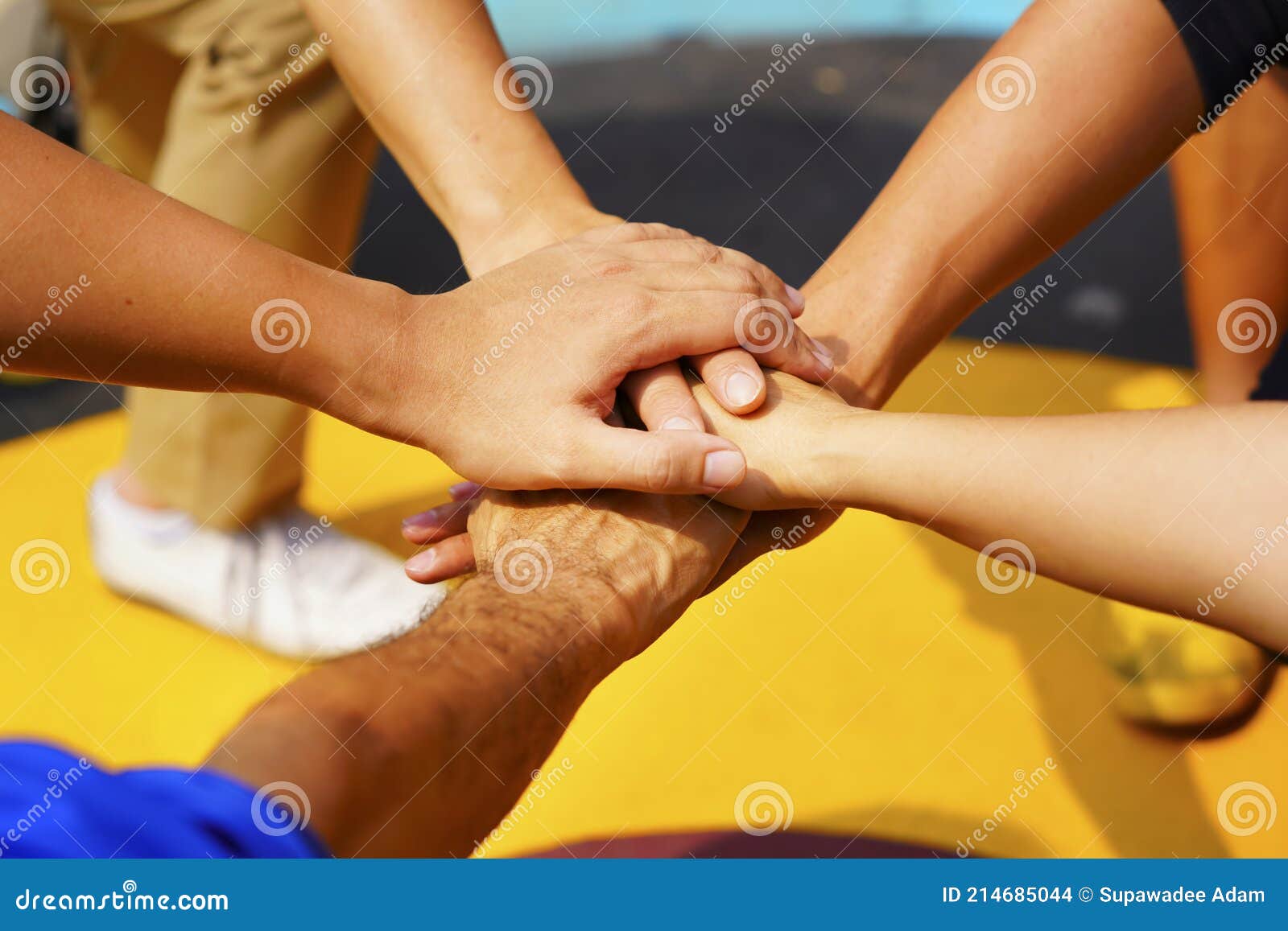 People Hand Assemble Corporate Meeting Teamwork Concept Stock Photo ...
