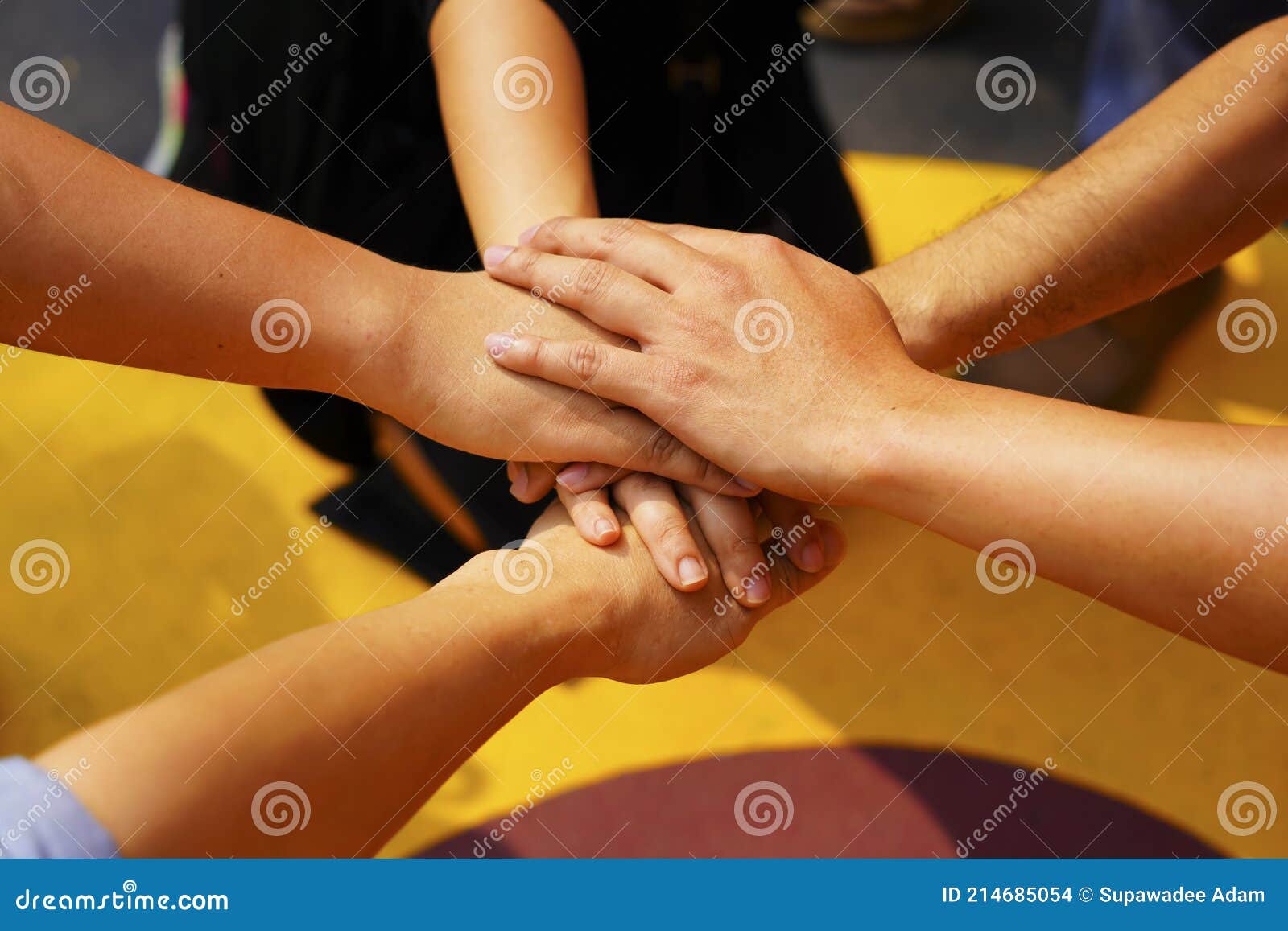 People Hand Assemble Corporate Meeting Teamwork Concept Stock Photo ...