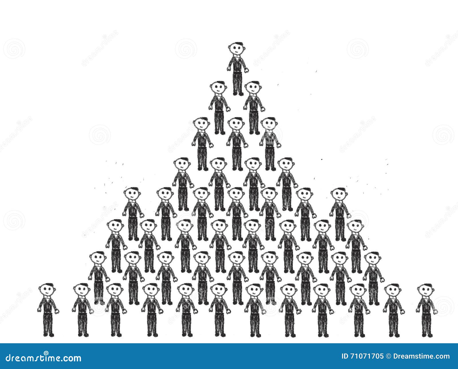People hand drawing stock illustration. Illustration of people - 71071705