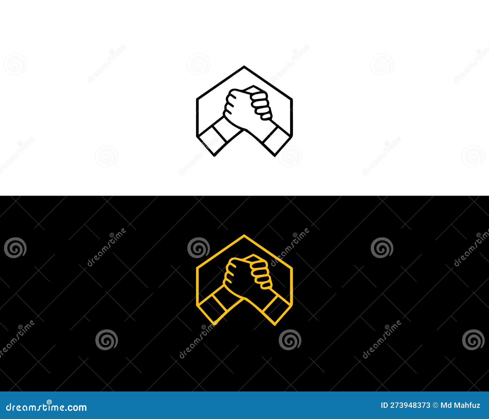 People Hand Partnership Logo Design Stock Vector - Illustration of hand ...