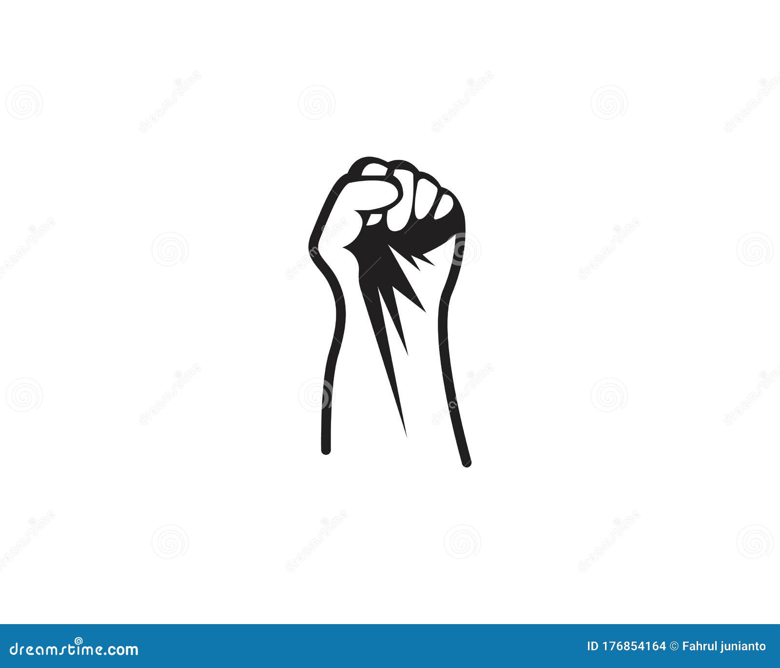 People Hand Protest Logo Vector Template Stock Illustration ...