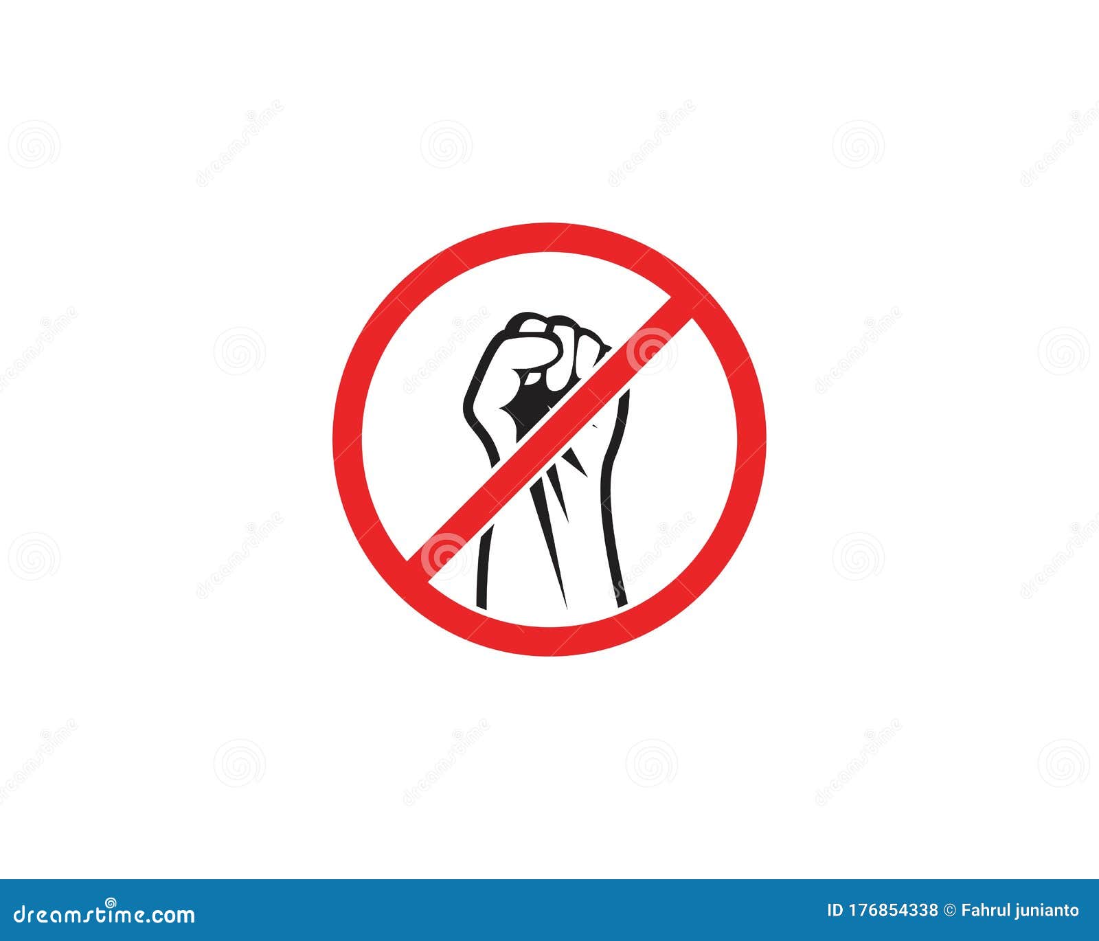People Hand Protest Logo Vector Template Stock Illustration ...