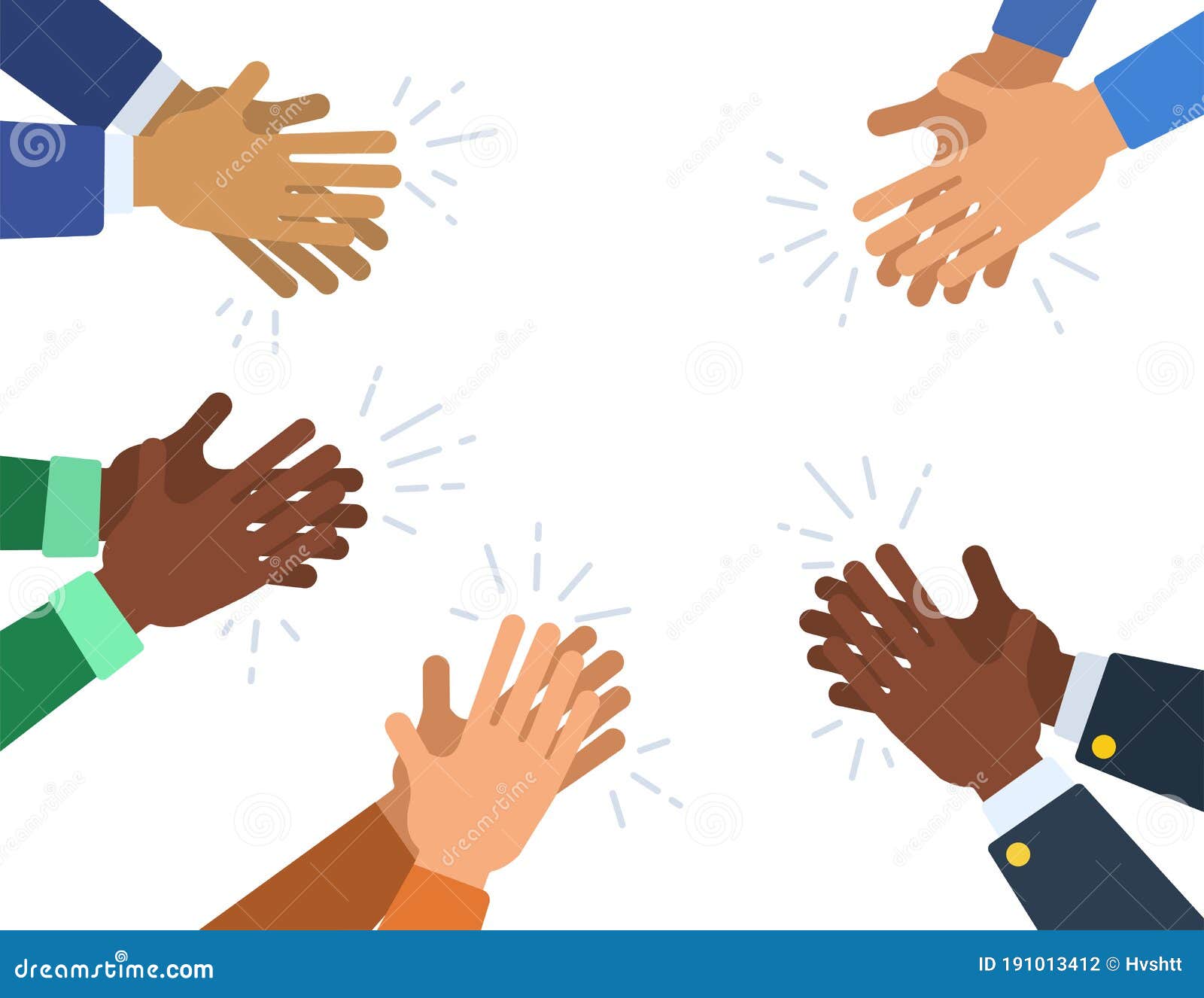 People Hands Clapping Ovation. Many Different Cartoon Human Hands ... People Hands Clapping Ovation. Many Different Cartoon Human Hands ...