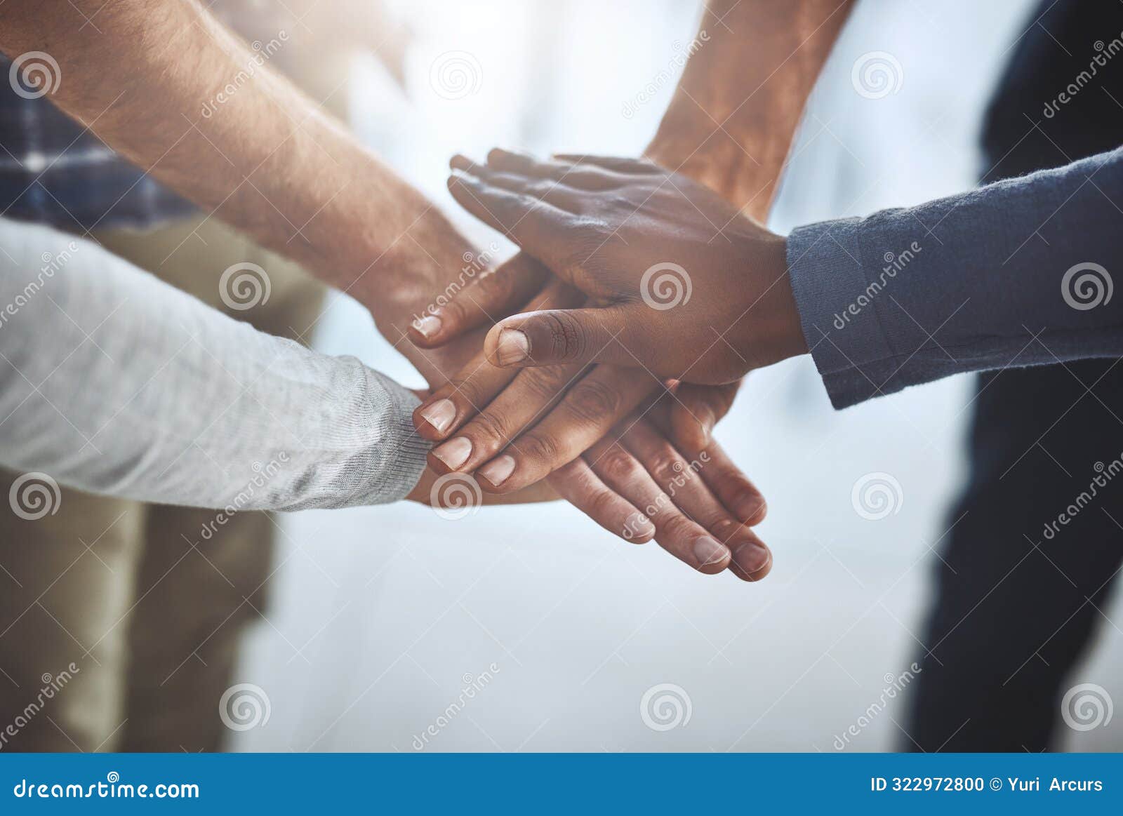 People, Hands and Huddle Together for Teamwork, Problem Solving and ...