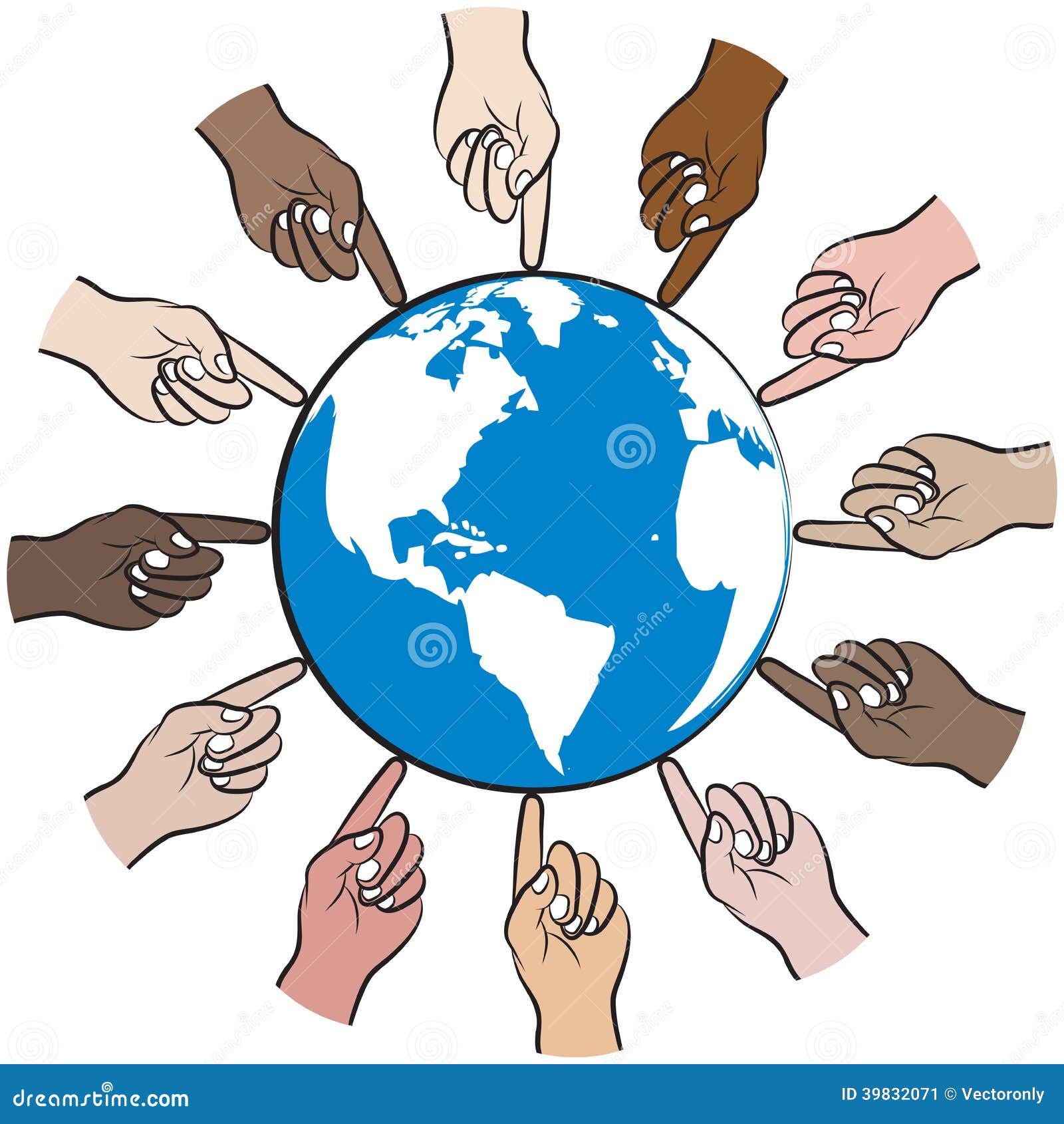 Hands Reach Out To Cross In Bright Light Cartoon Vector | CartoonDealer ...