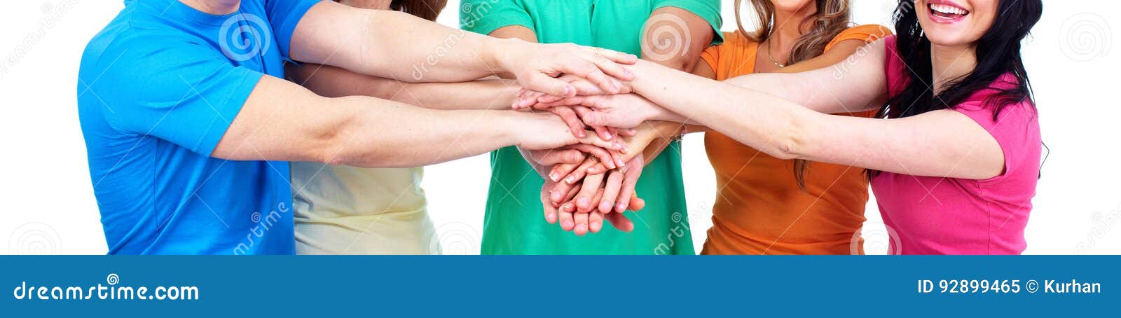 People hands together stock image. Image of group, happy - 92899465