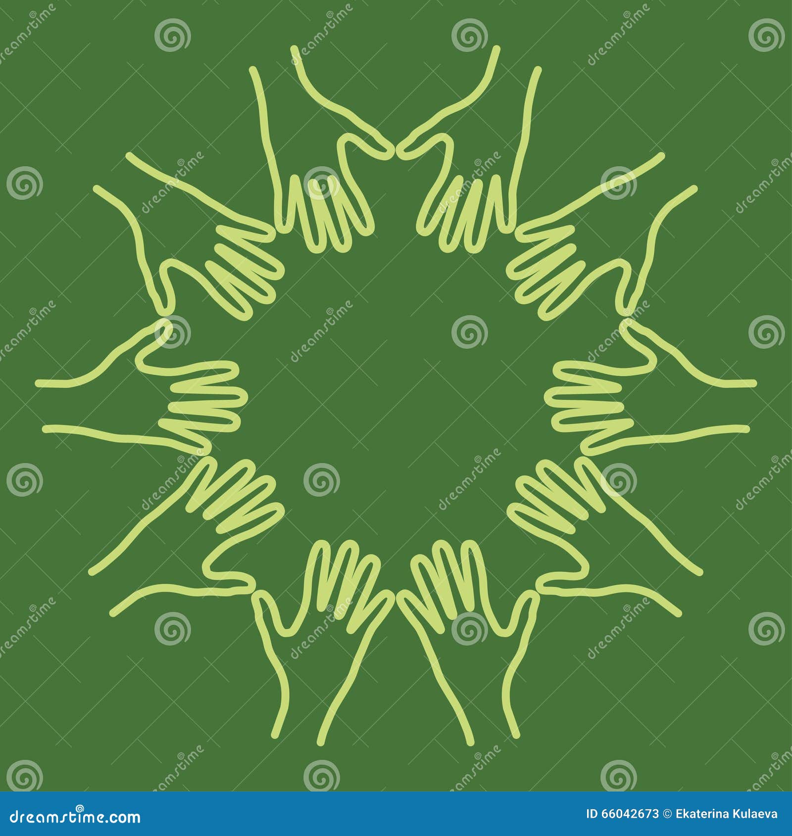 People Hands United Together. Stock Vector - Illustration of network ...