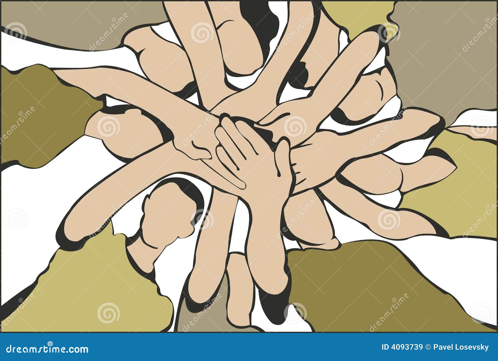 People hands vector stock vector. Illustration of palm - 4093739