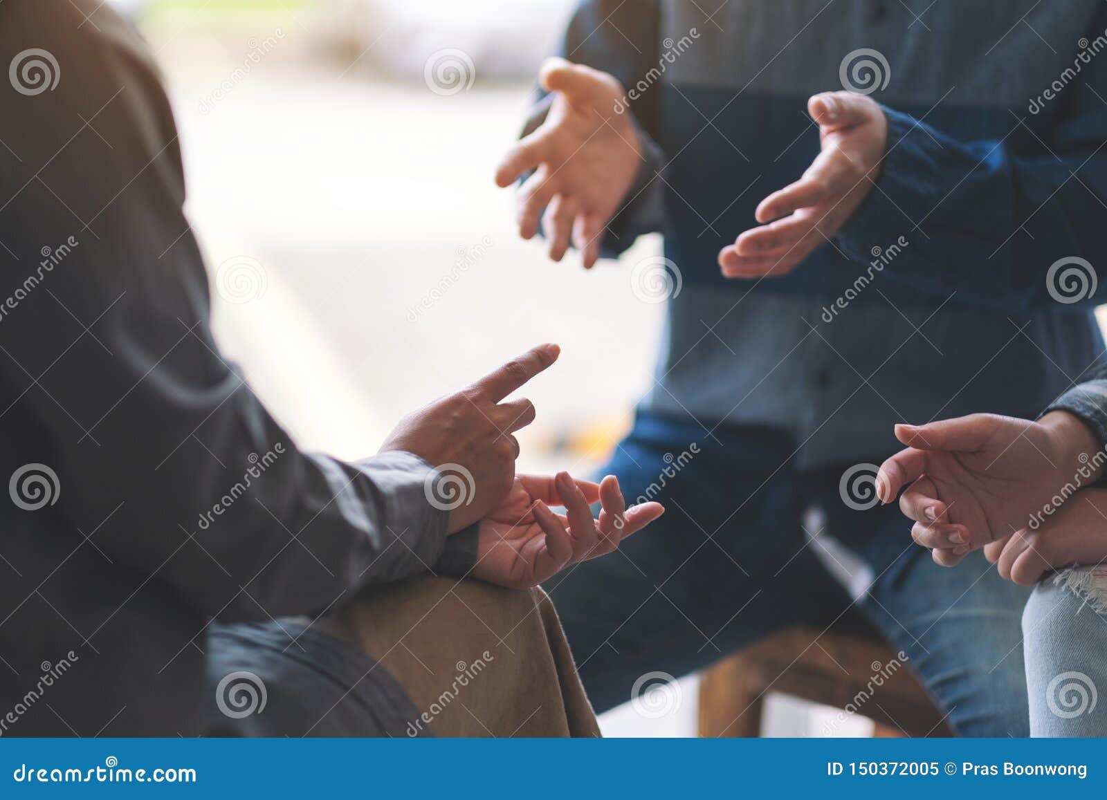People Having Conversation Together Stock Image - Image of person, body ...