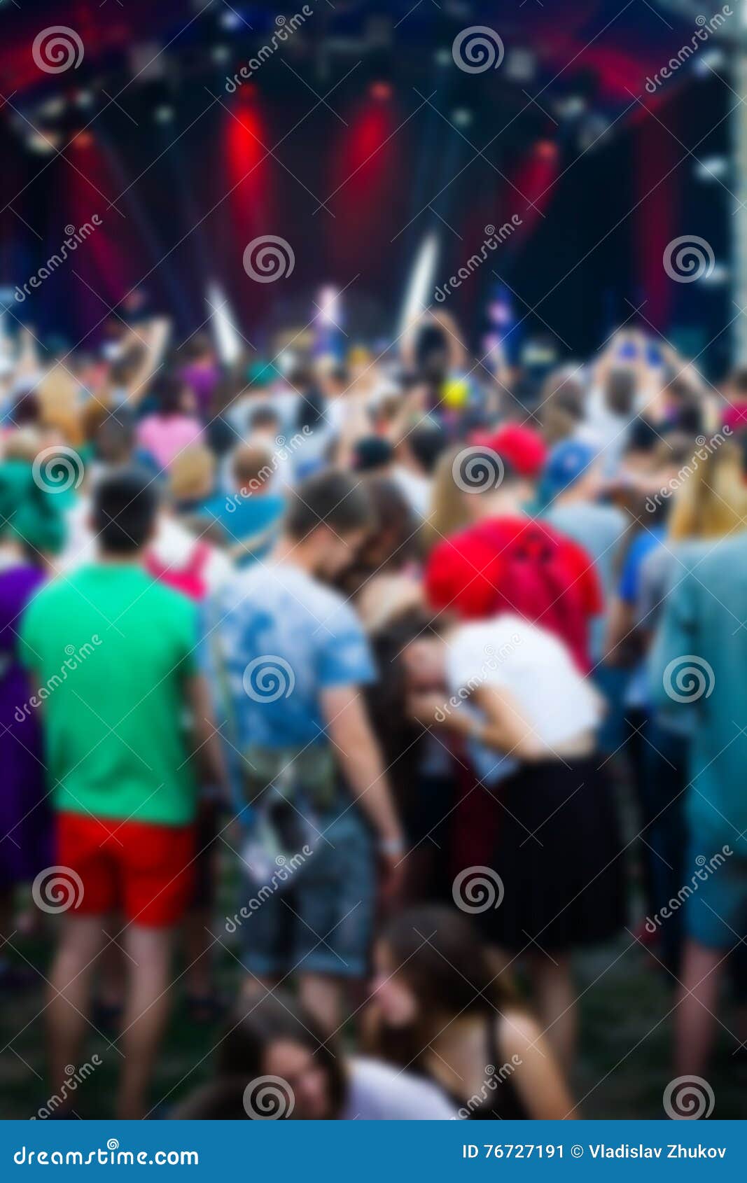 People Having Fun at the Concert. Stock Image - Image of clap ...