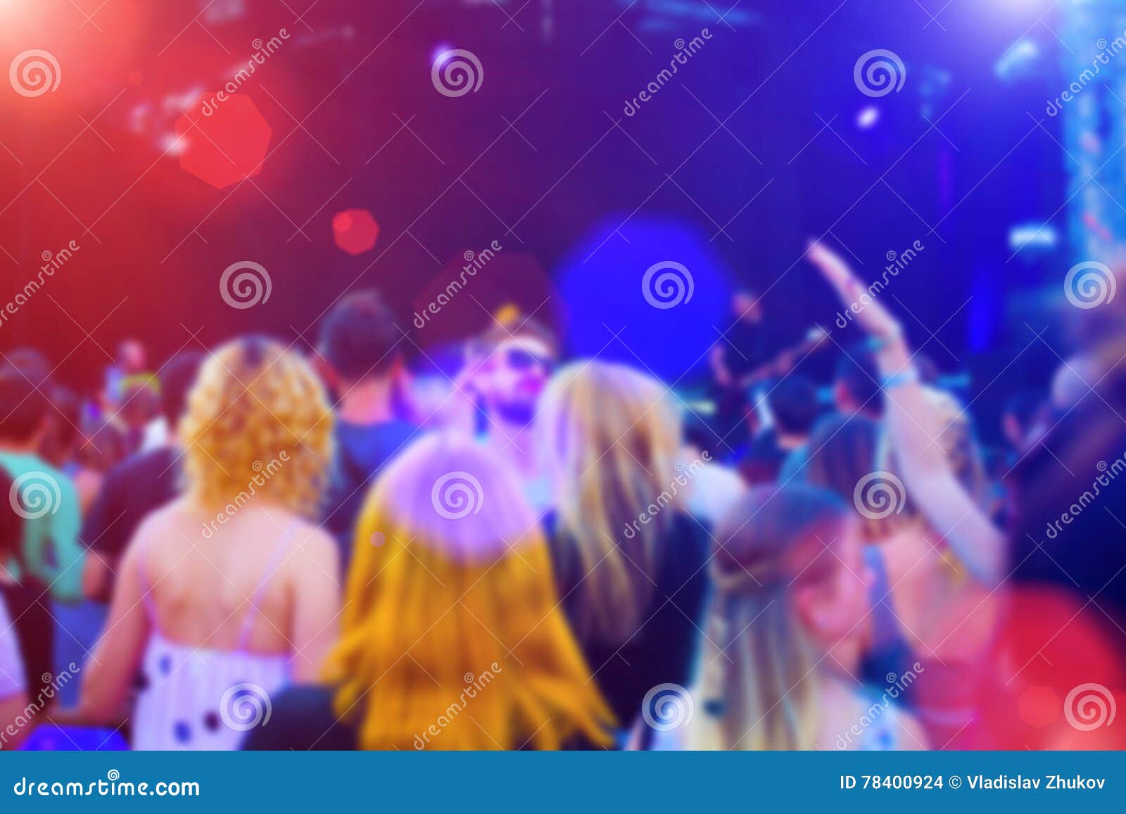 People Having Fun at the Concert. Stock Photo - Image of live, laser ...