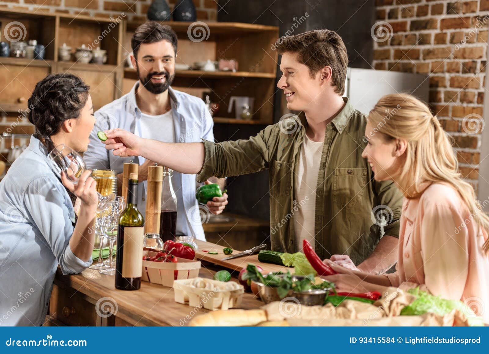 People Having Fun at Home Party Stock Photo - Image of date, daylight ...