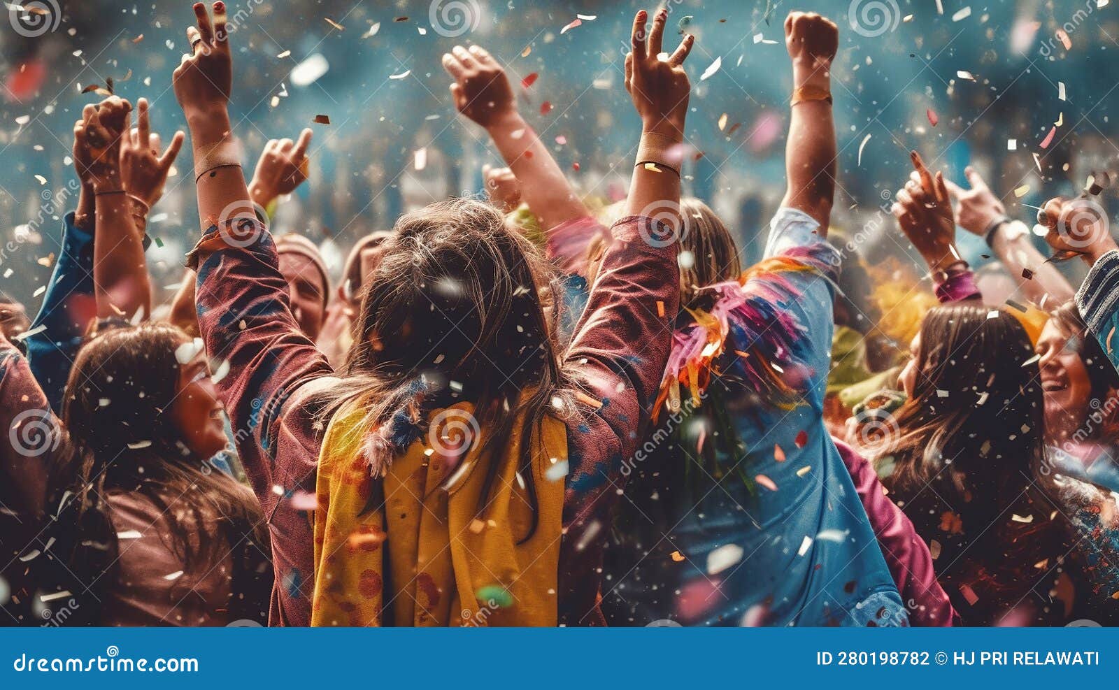 People Having Fun in Party Celebration Friends Concept. Generative Ai ...