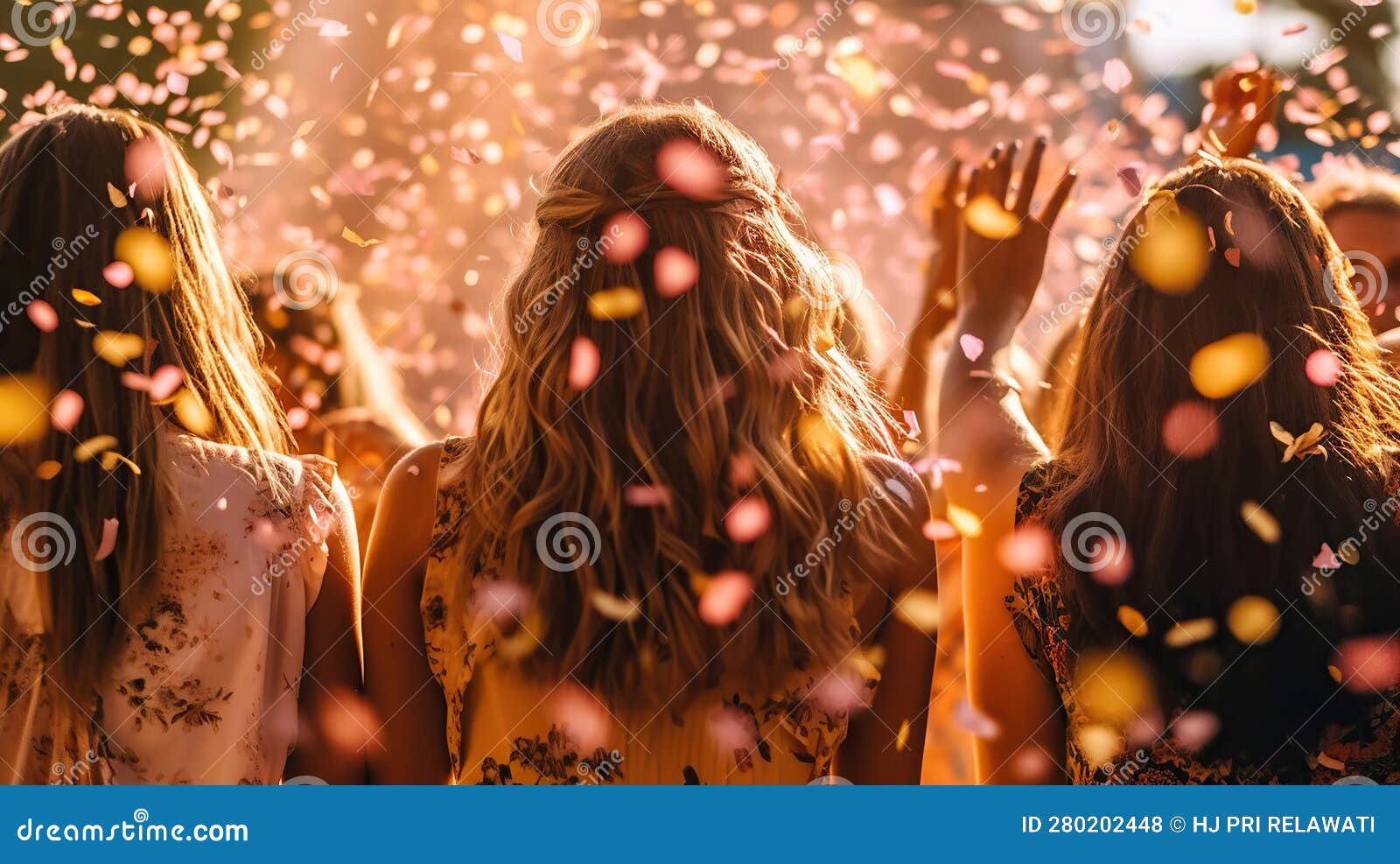 People Having Fun in Party Celebration Friends Concept. Generative Ai ...