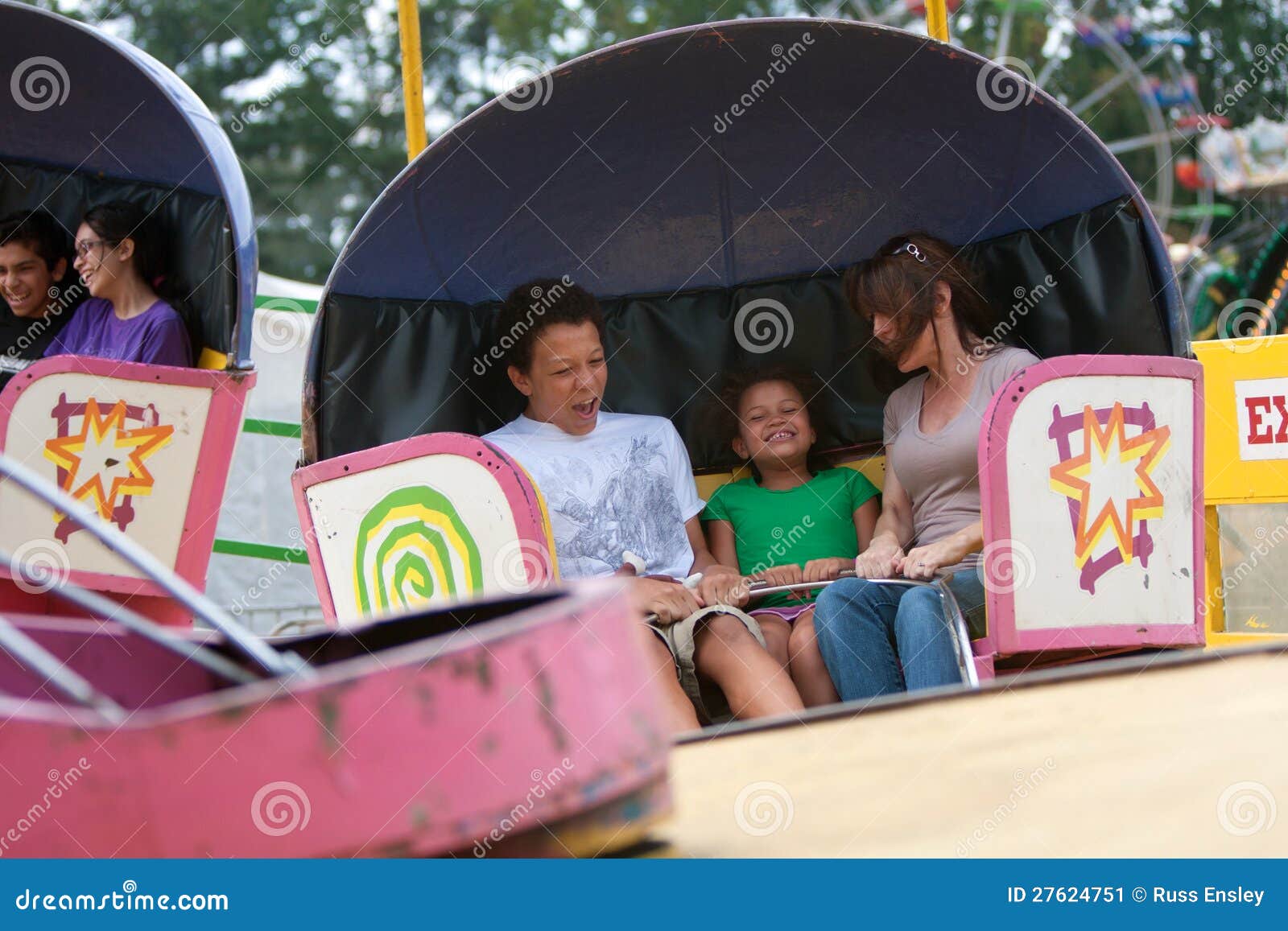 People Having Fun on Ride at County Fair Editorial Photo - Image of ...