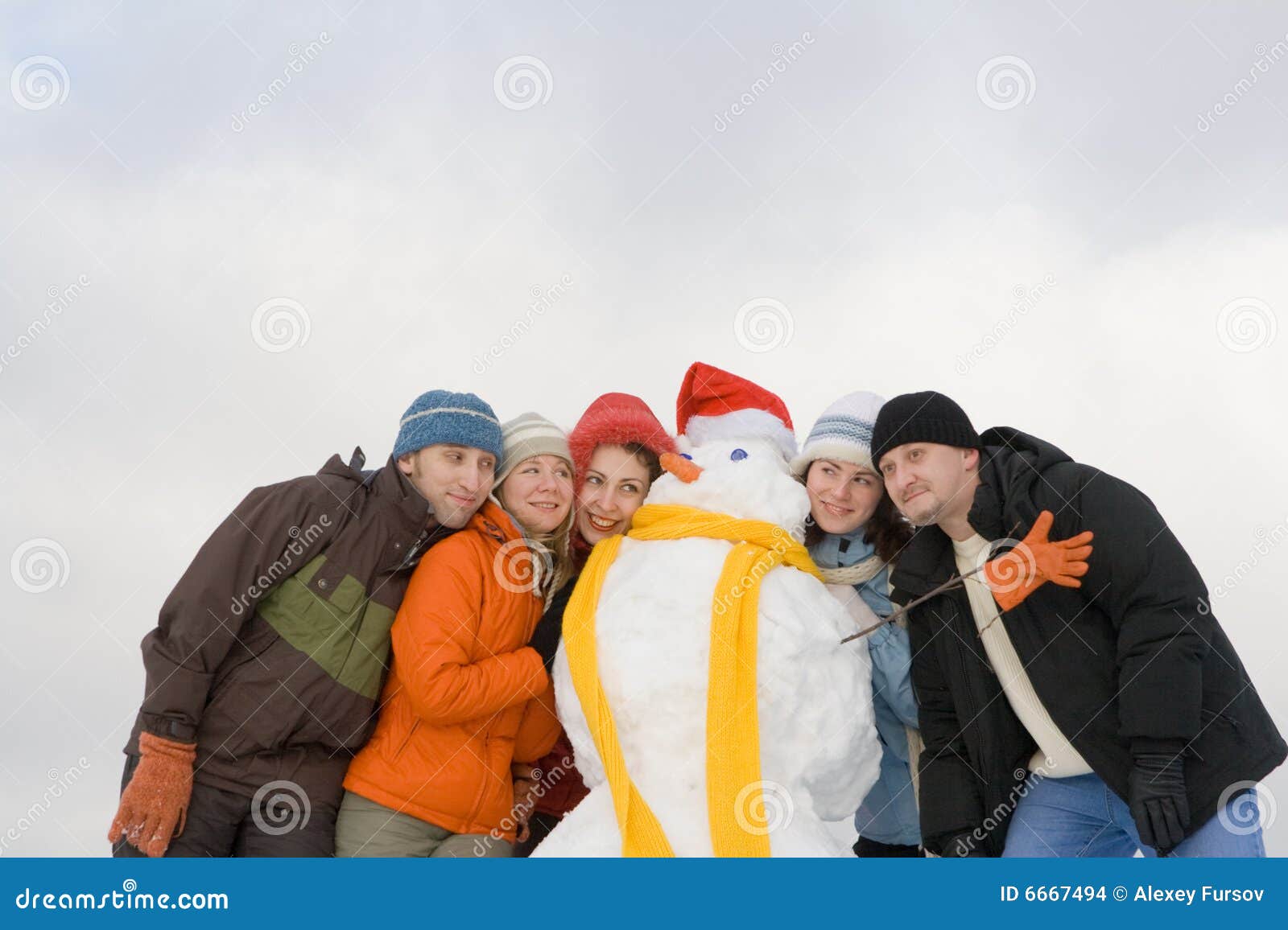 People Having Fun at Winter Stock Photo - Image of christmas, adult ...